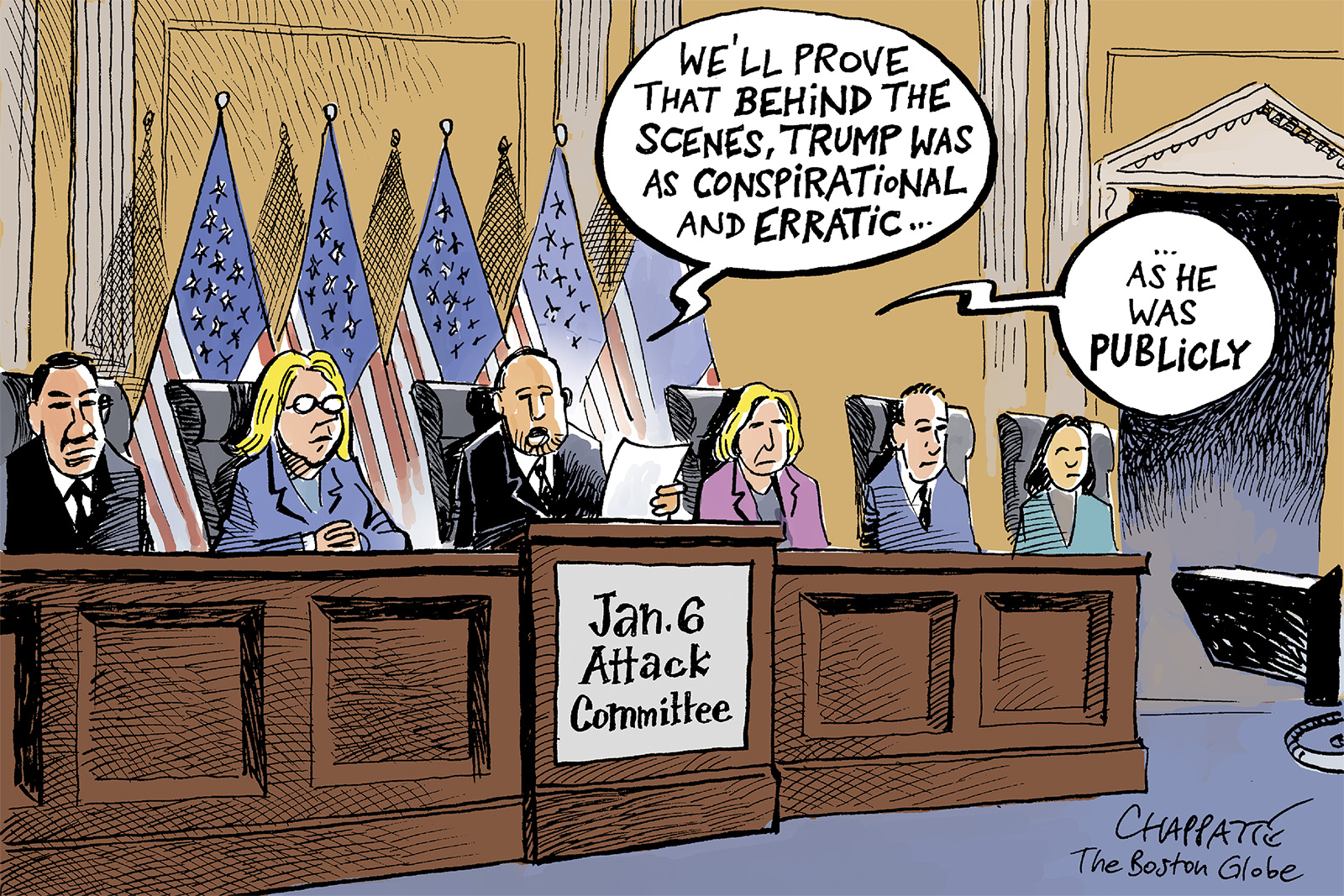 Jan. 6 Committee Hearings | Globecartoon - Political Cartoons - Patrick ...