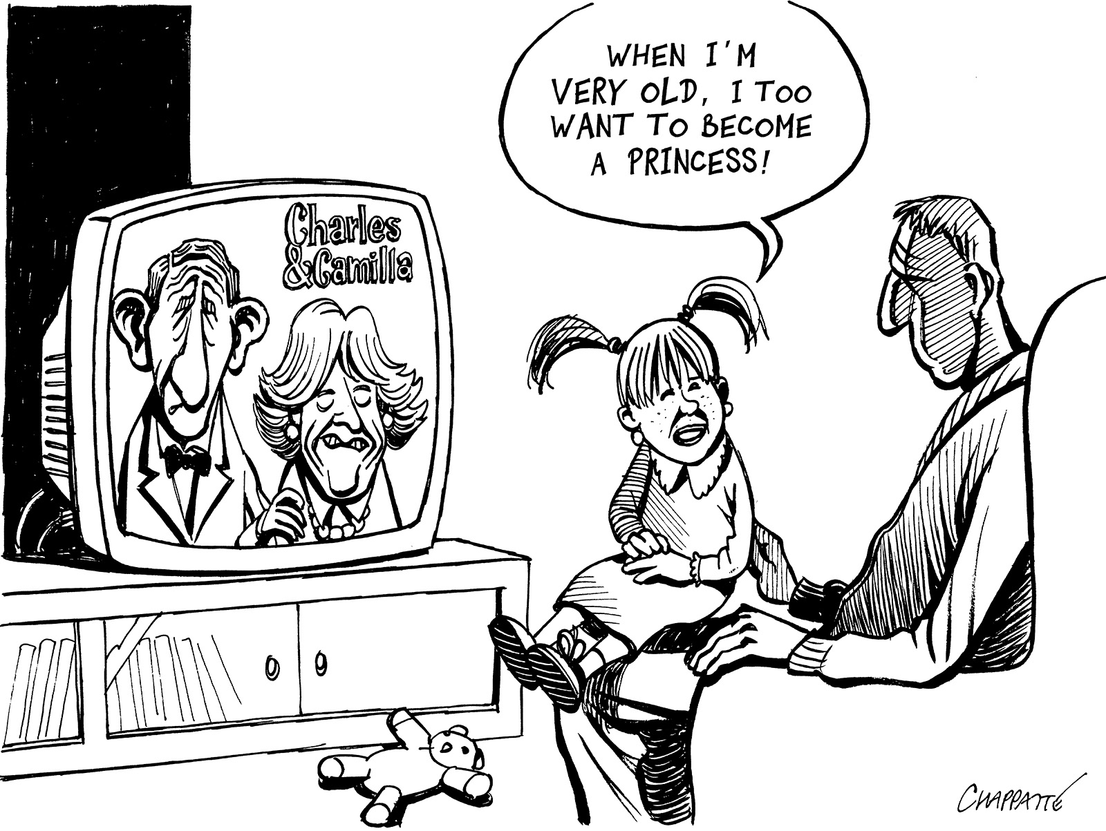 Charles and Camilla | Globecartoon - Political Cartoons - Patrick Chappatte