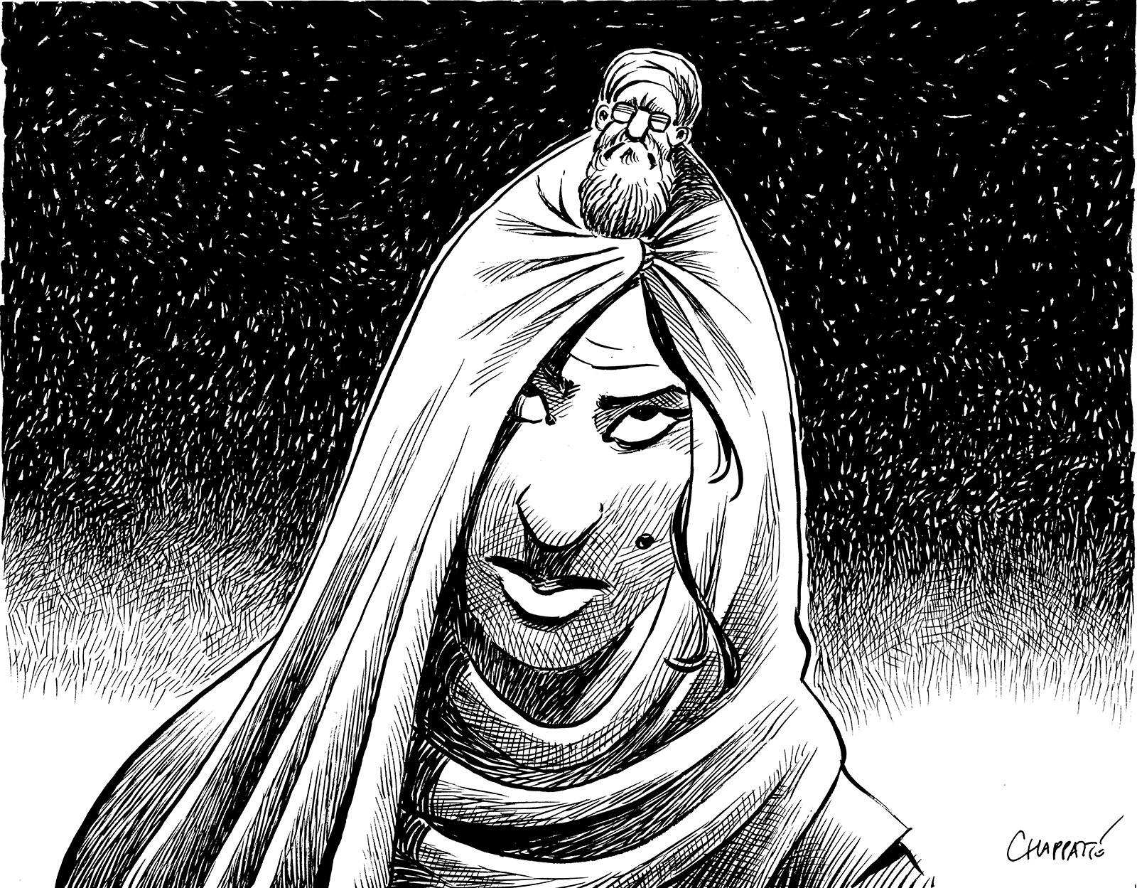 The revolt of Iranian women | Globecartoon - Political Cartoons ...