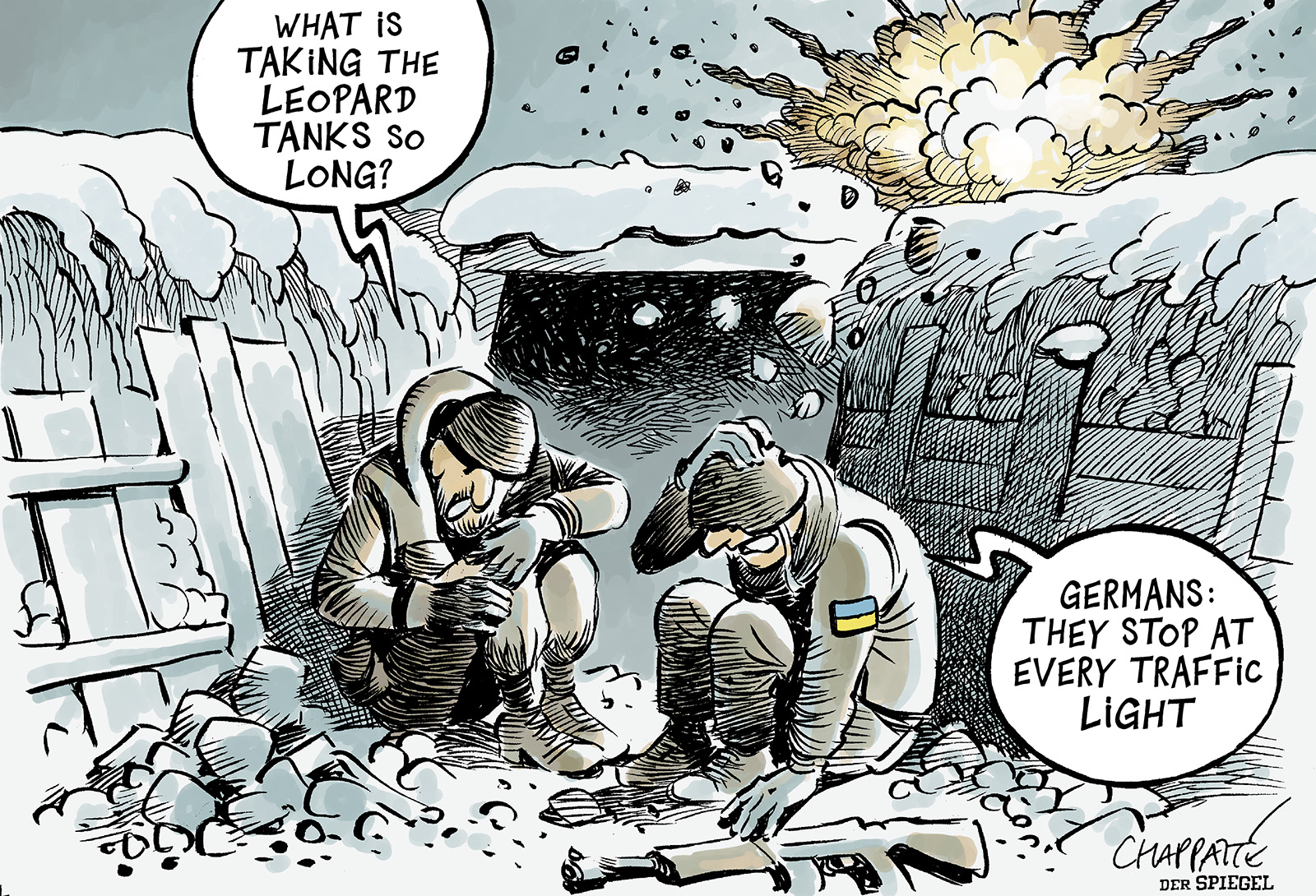 Ukraine is waiting for its tanks | Globecartoon - Political Cartoons ...