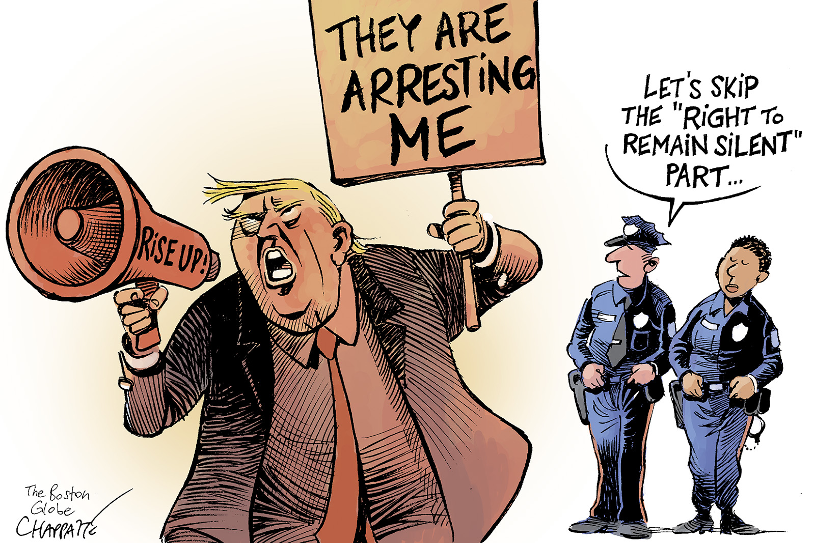 Trump to be arrested? | Globecartoon - Political Cartoons - Patrick ...