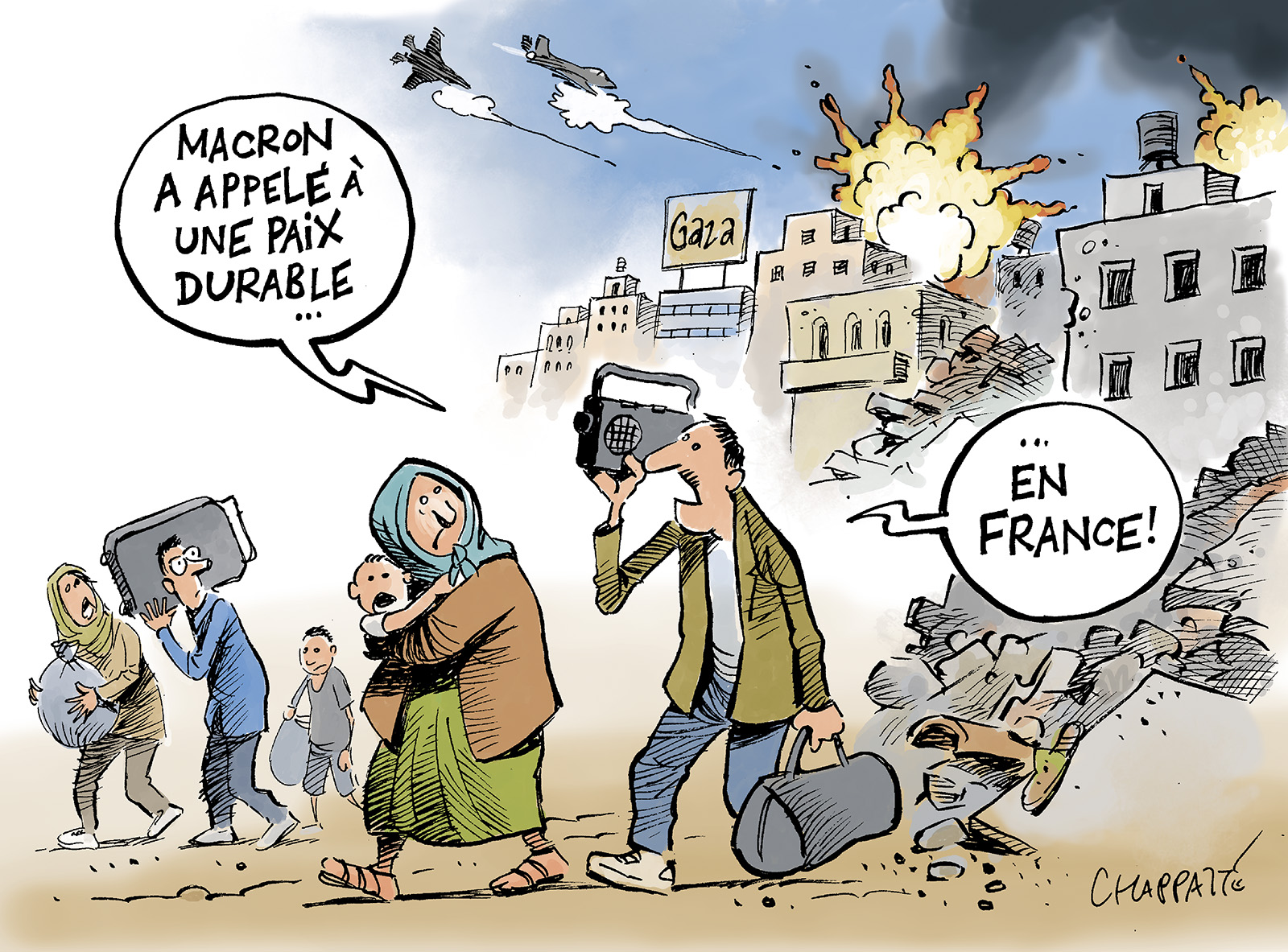 Situation explosive | Globecartoon - Political Cartoons - Patrick Chappatte