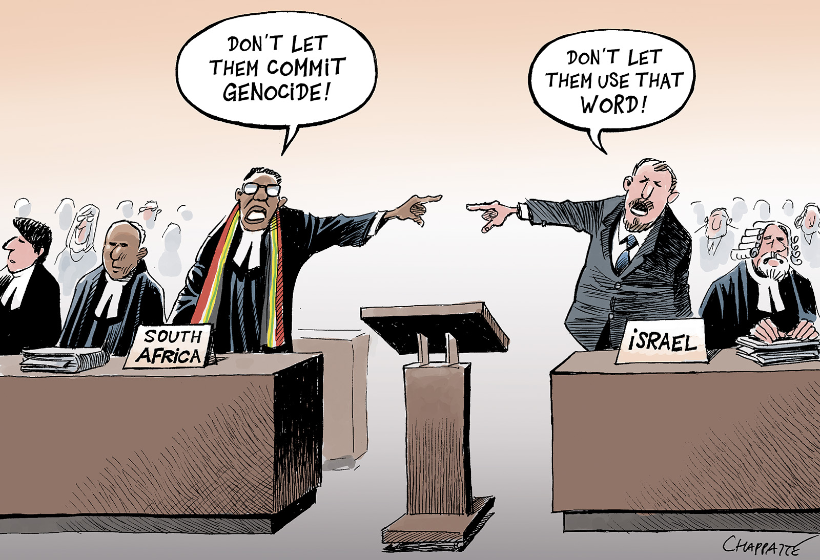 Israel faces the International court | Globecartoon - Political ...