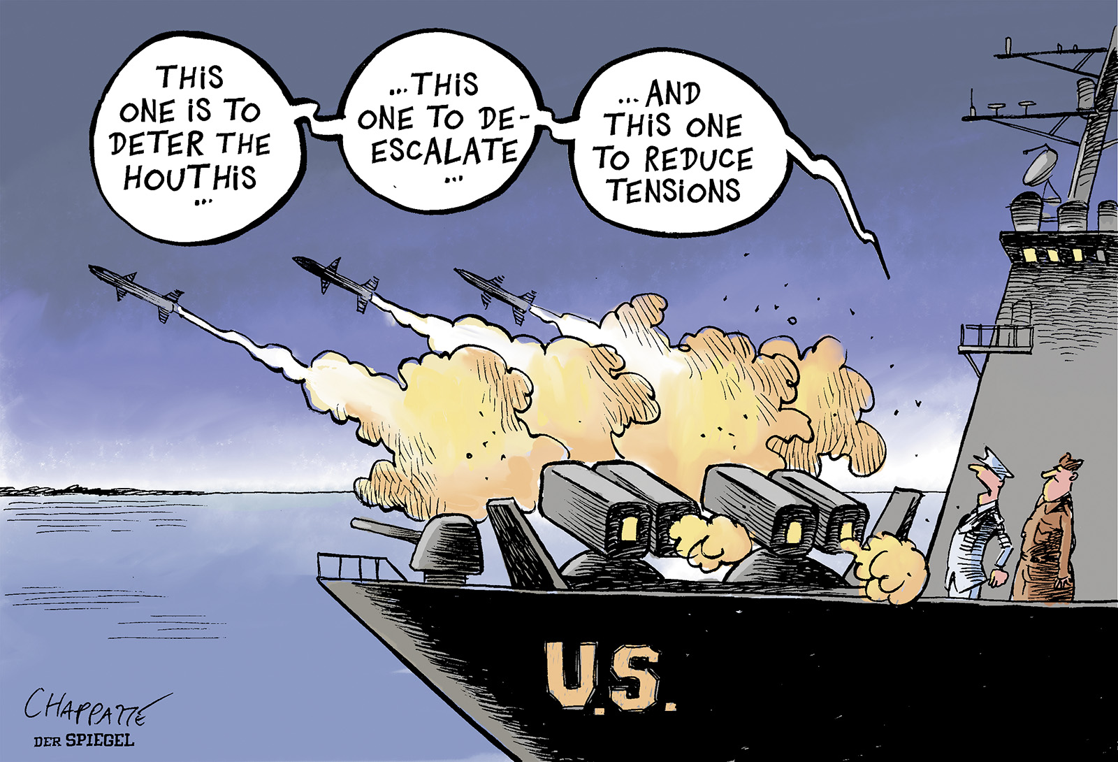 Containing war in the Middle East | Globecartoon - Political Cartoons ...