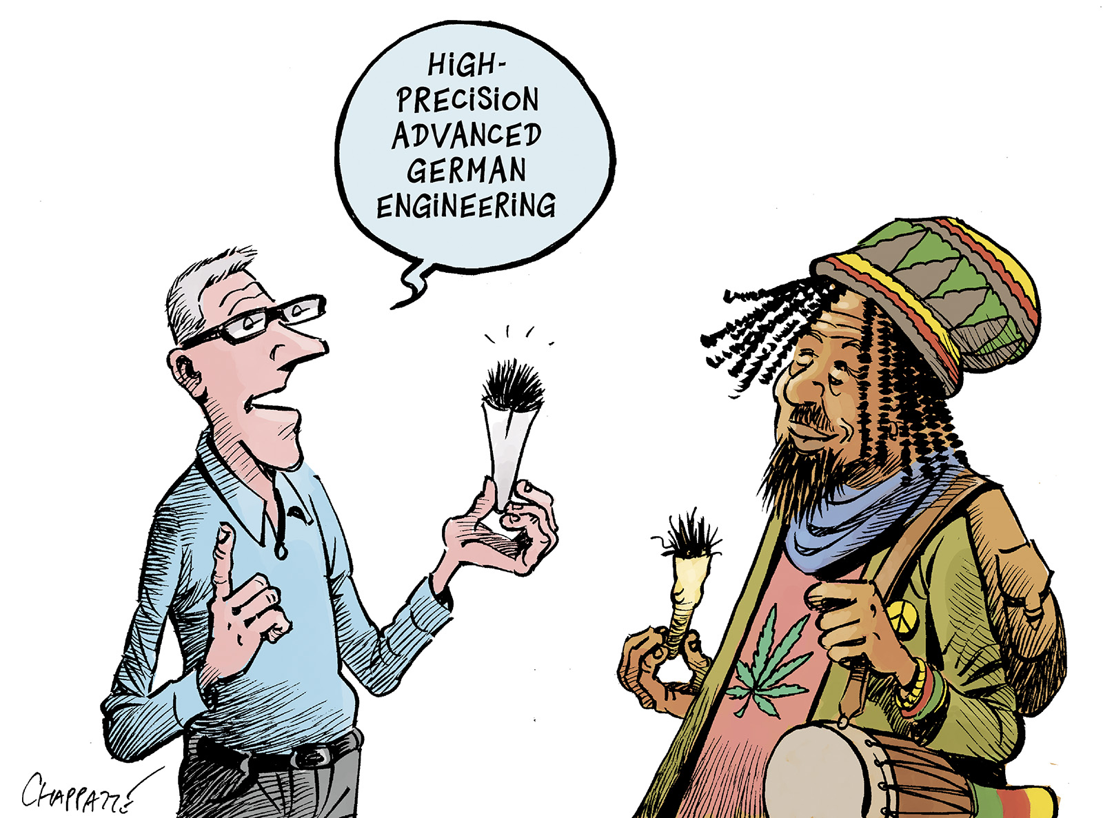 Germany legalizes cannabis | Globecartoon - Political Cartoons ...
