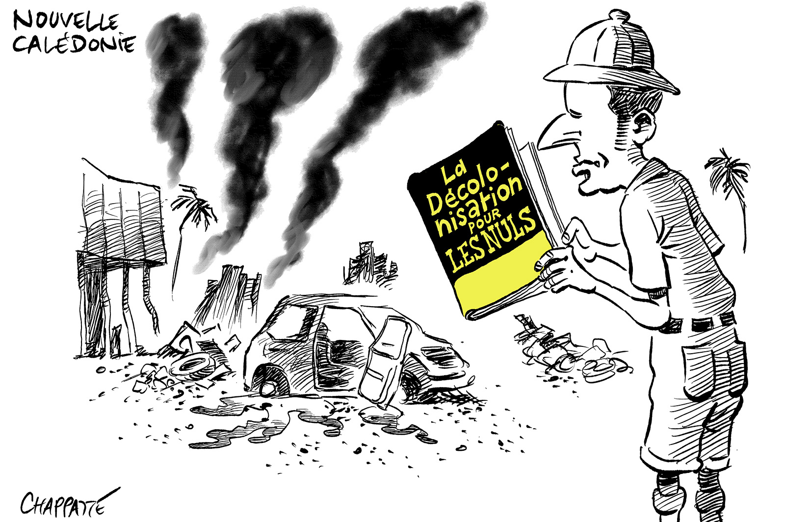 Manu à Nouméa | Globecartoon - Political Cartoons - Patrick Chappatte