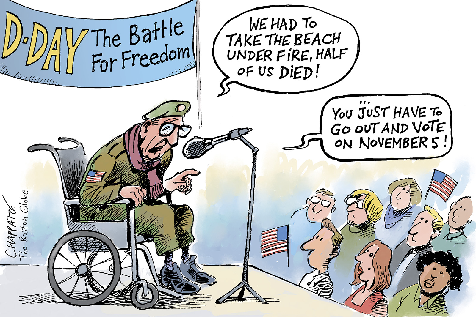 Saviors of democracy | Globecartoon - Political Cartoons - Patrick ...