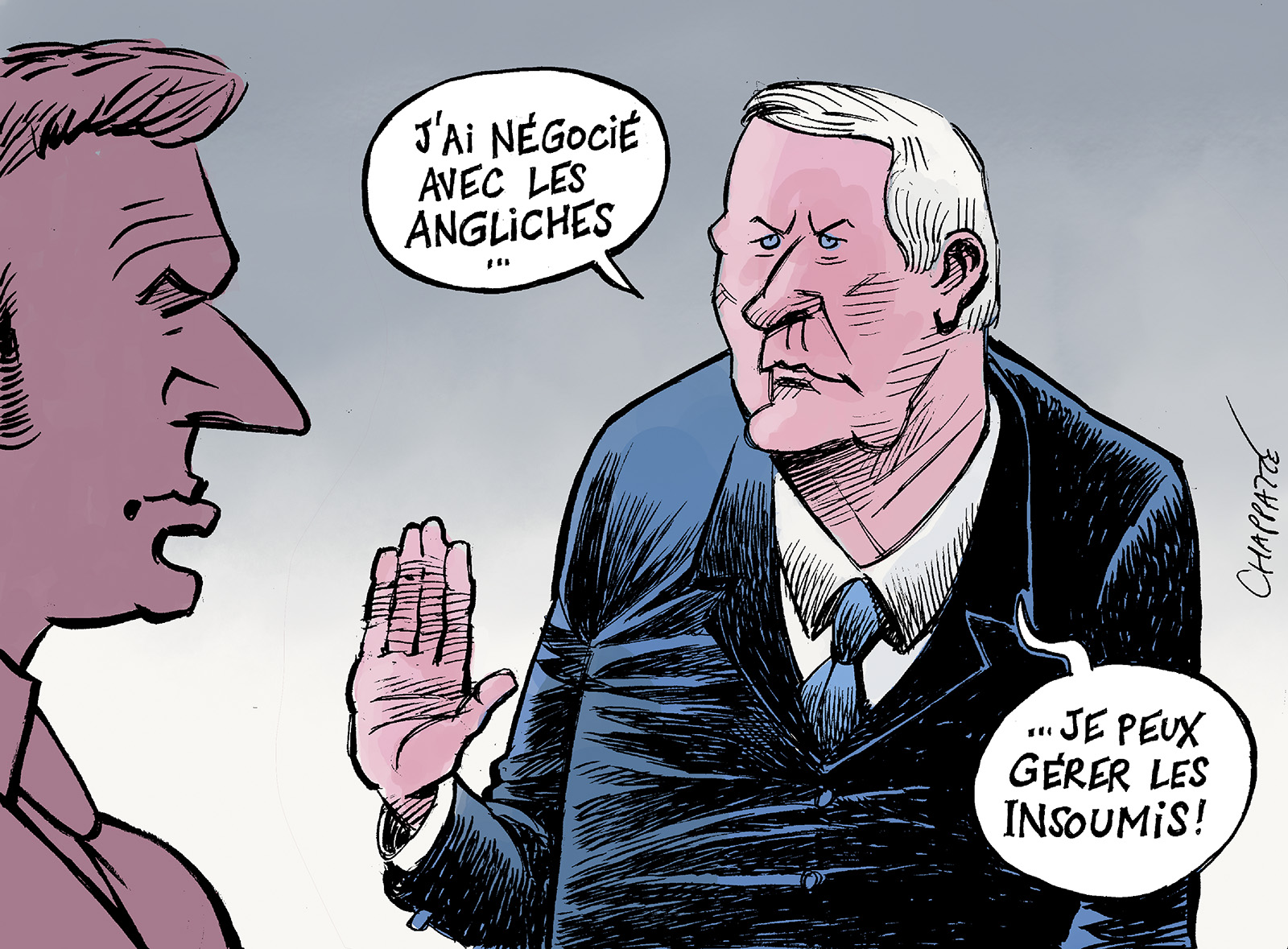 Michel Barnier en sauveur | Globecartoon - Political Cartoons - Patrick ...