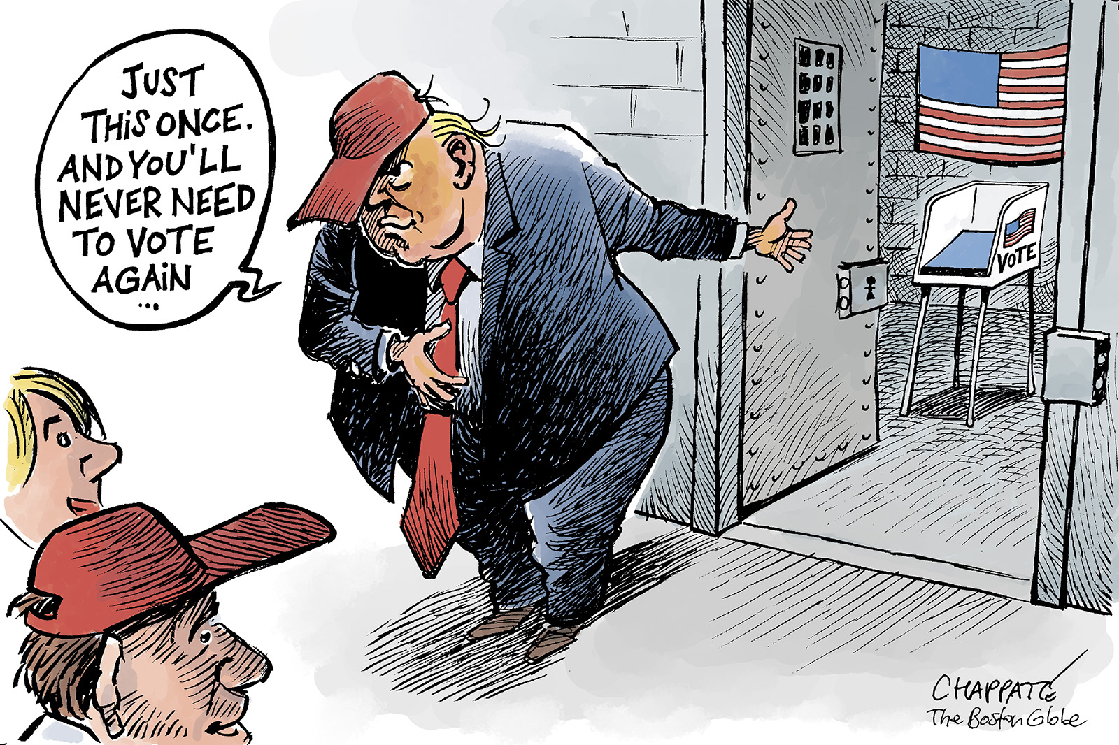 Fateful Election Day | Globecartoon - Political Cartoons - Patrick ...
