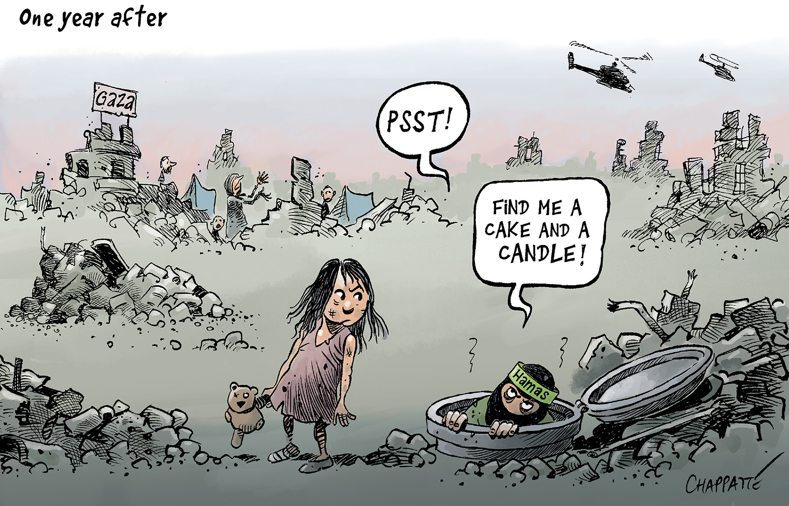 One year after October 7 | Globecartoon - Political Cartoons - Patrick ...