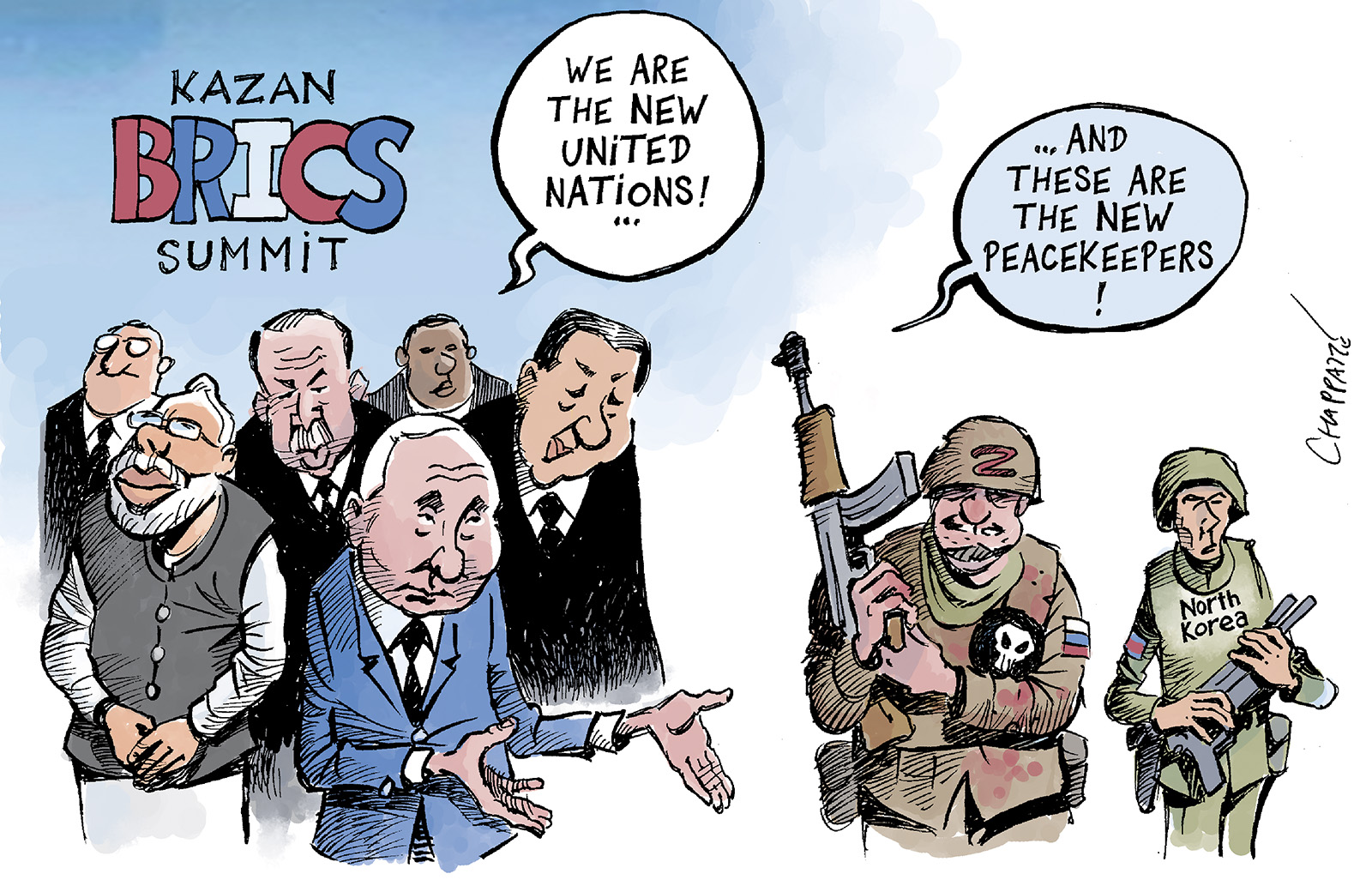 The new world order | Globecartoon - Political Cartoons - Patrick Chappatte