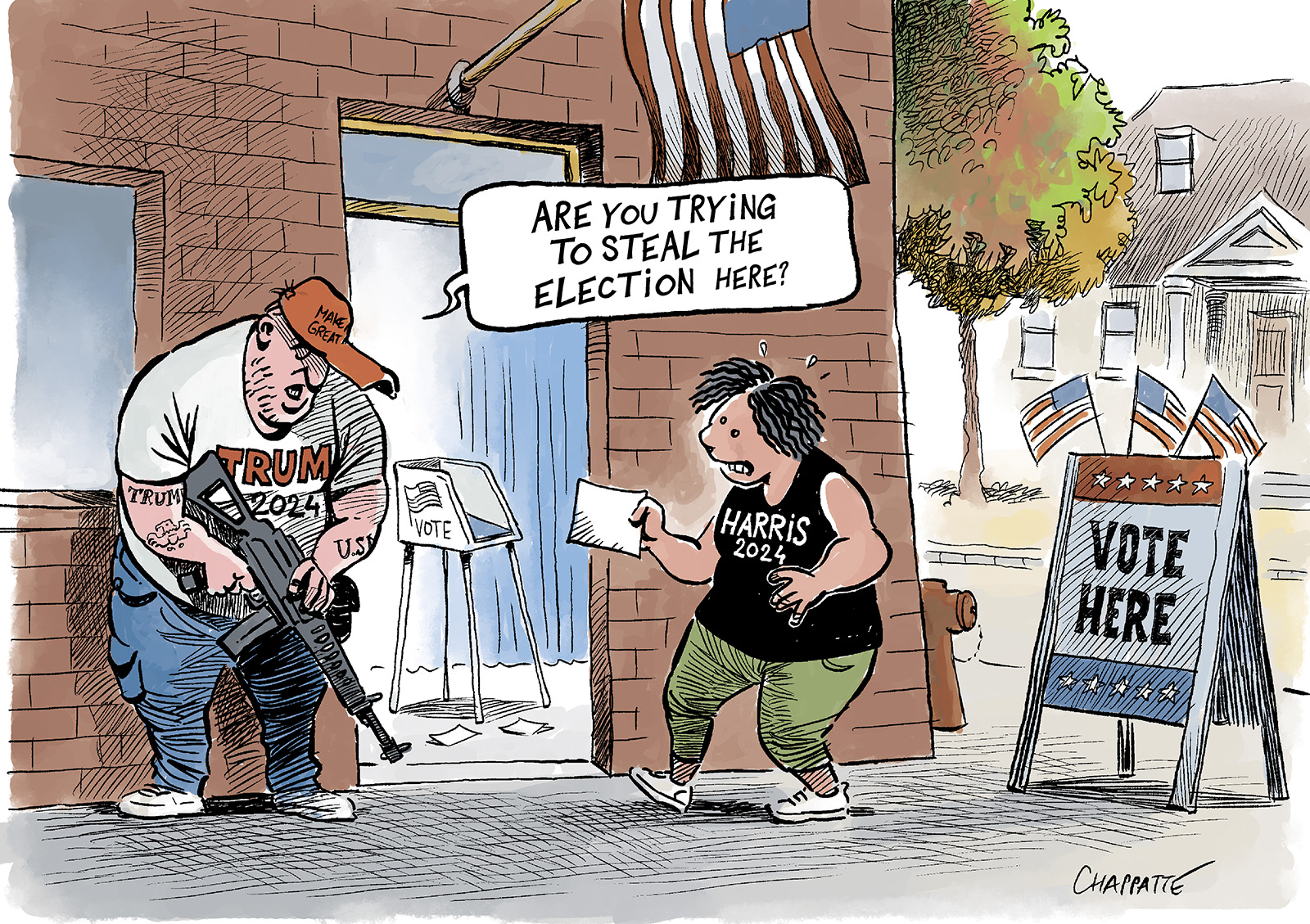An already contested U.S. Election | Globecartoon - Political Cartoons ...