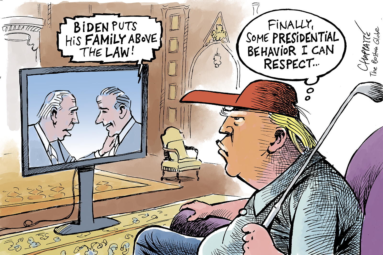 Hunter Biden's presidential pardon | Globecartoon - Political Cartoons ...