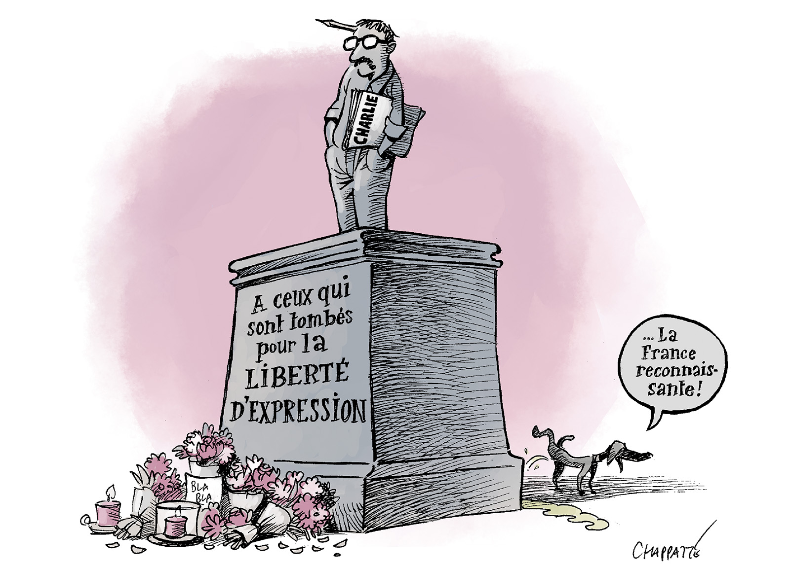 10 ans après Charlie Hebdo | Globecartoon - Political Cartoons ...