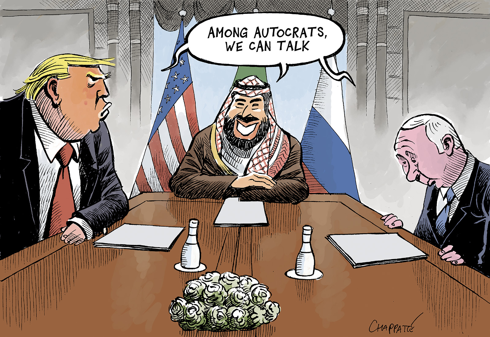 US-Russia talks on Ukraine | Globecartoon - Political Cartoons ...