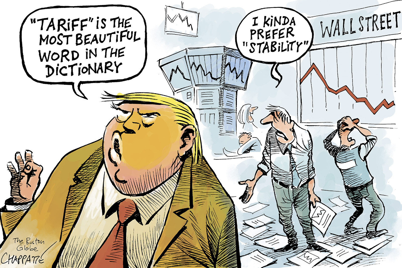 Stock market disruptor | Globecartoon - Political Cartoons - Patrick ...