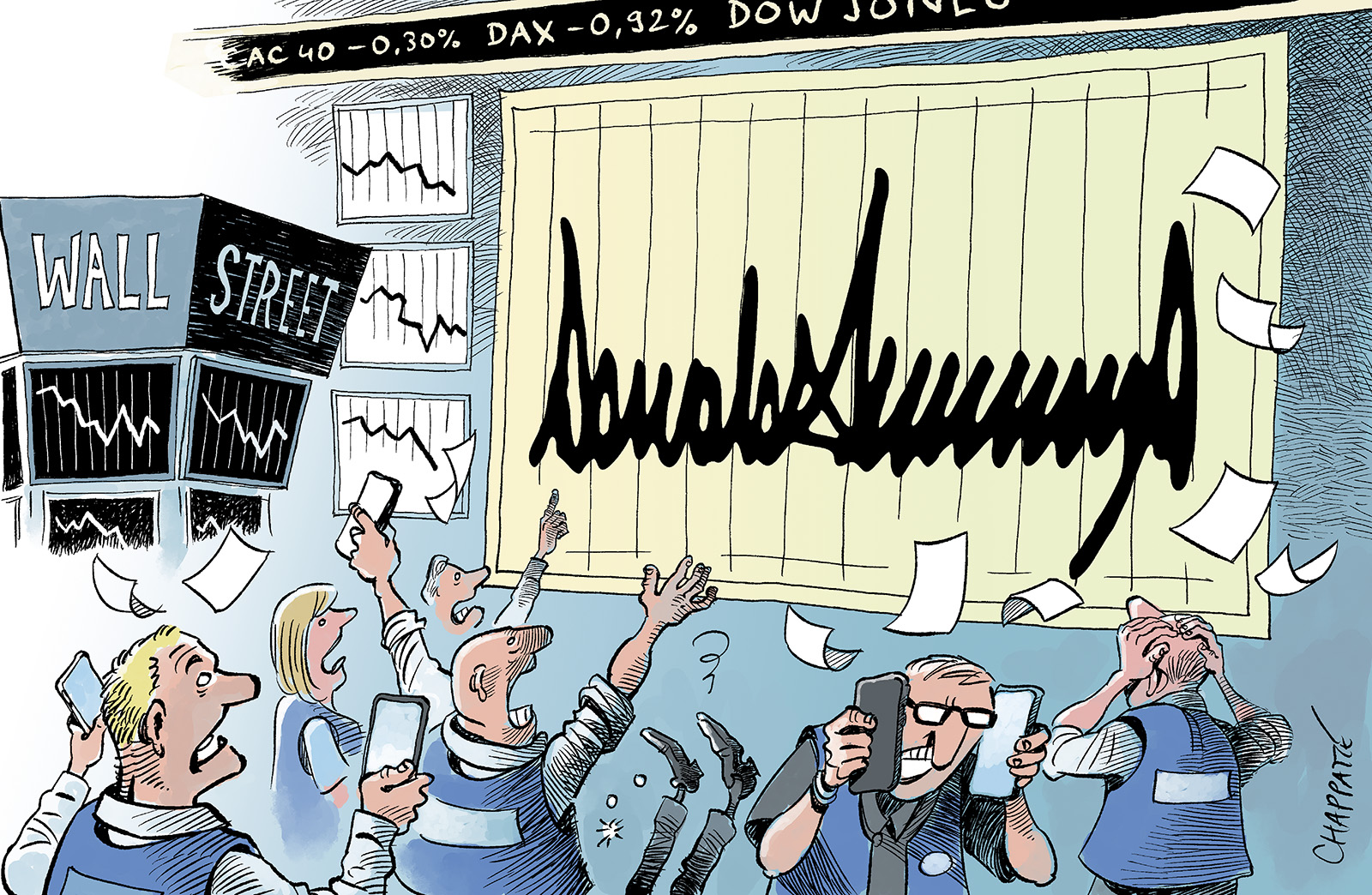 Signé Trump | Globecartoon - Political Cartoons - Patrick Chappatte