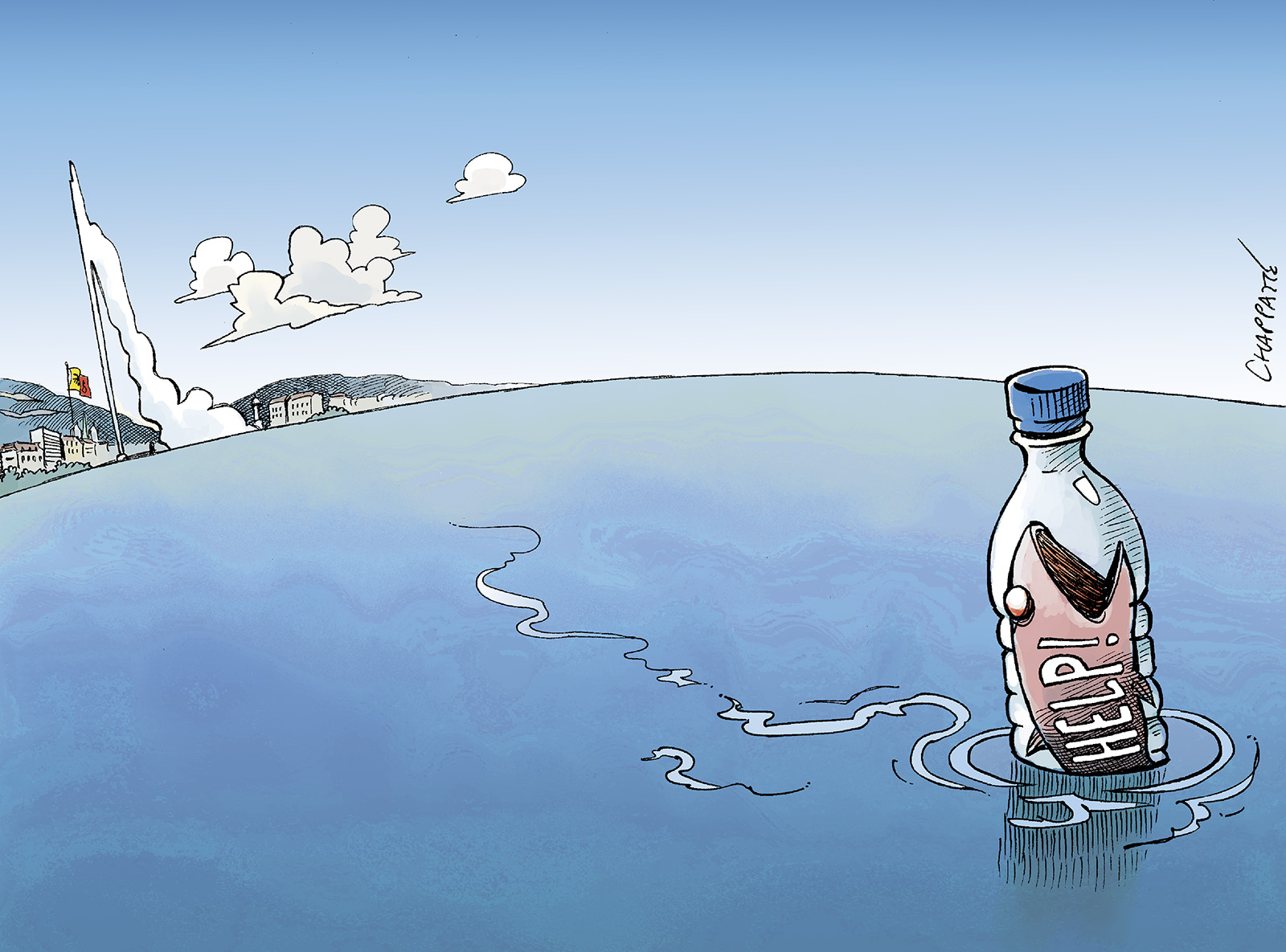 Geneva summit on plastic pollution fails | Globecartoon - Political ...