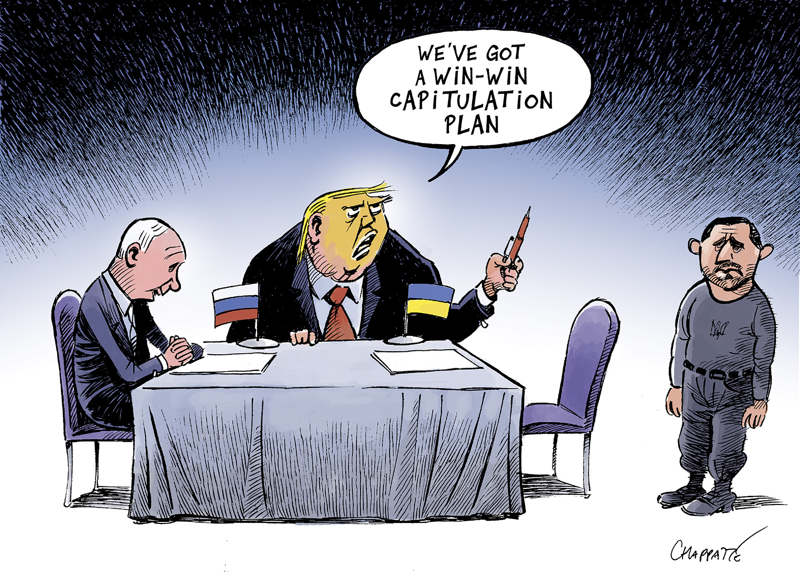 Trump and Putin have a plan | Globecartoon - Political Cartoons ...