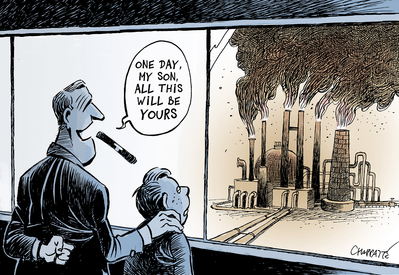 Succession | Globecartoon - Political Cartoons - Patrick Chappatte