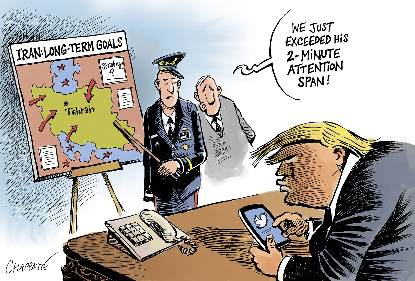 Trump’s long-term goals in Iran | Globecartoon - Political Cartoons ...