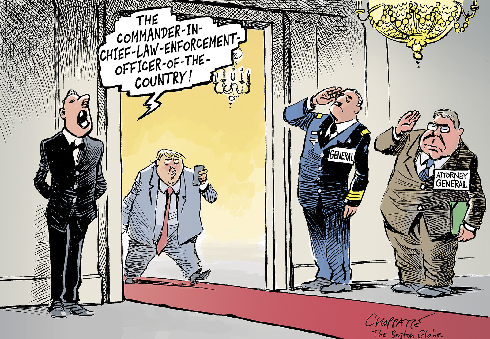 Did you say separation of powers? | Globecartoon - Political Cartoons ...