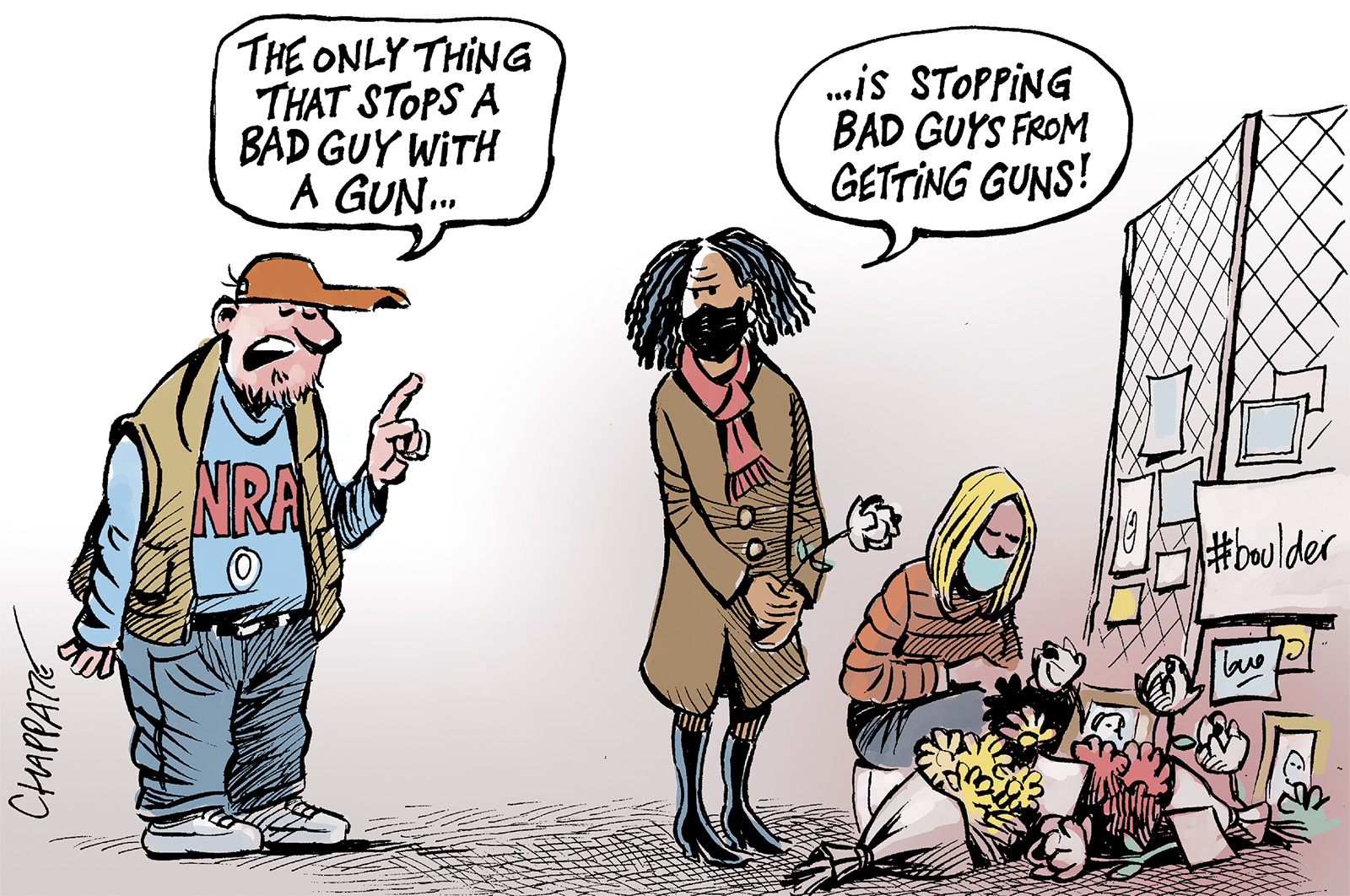 Conservative Cartoons Guns