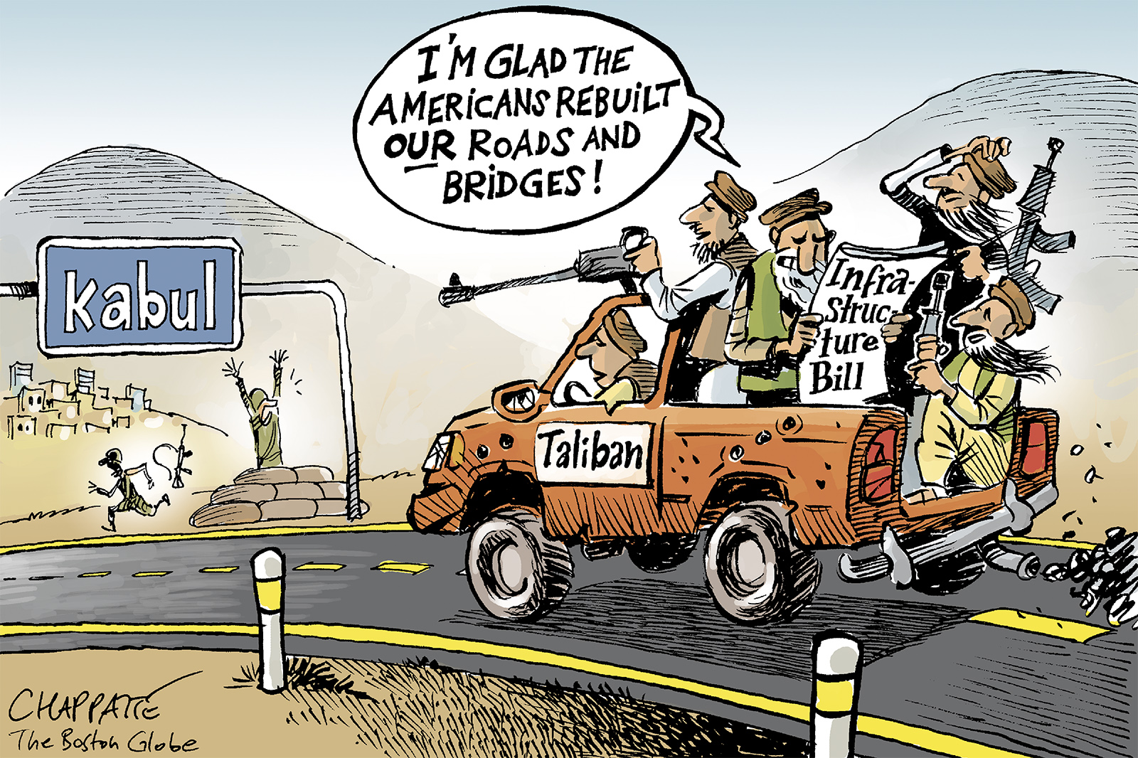 Infrastructure spending | Globecartoon - Political Cartoons - Patrick ...