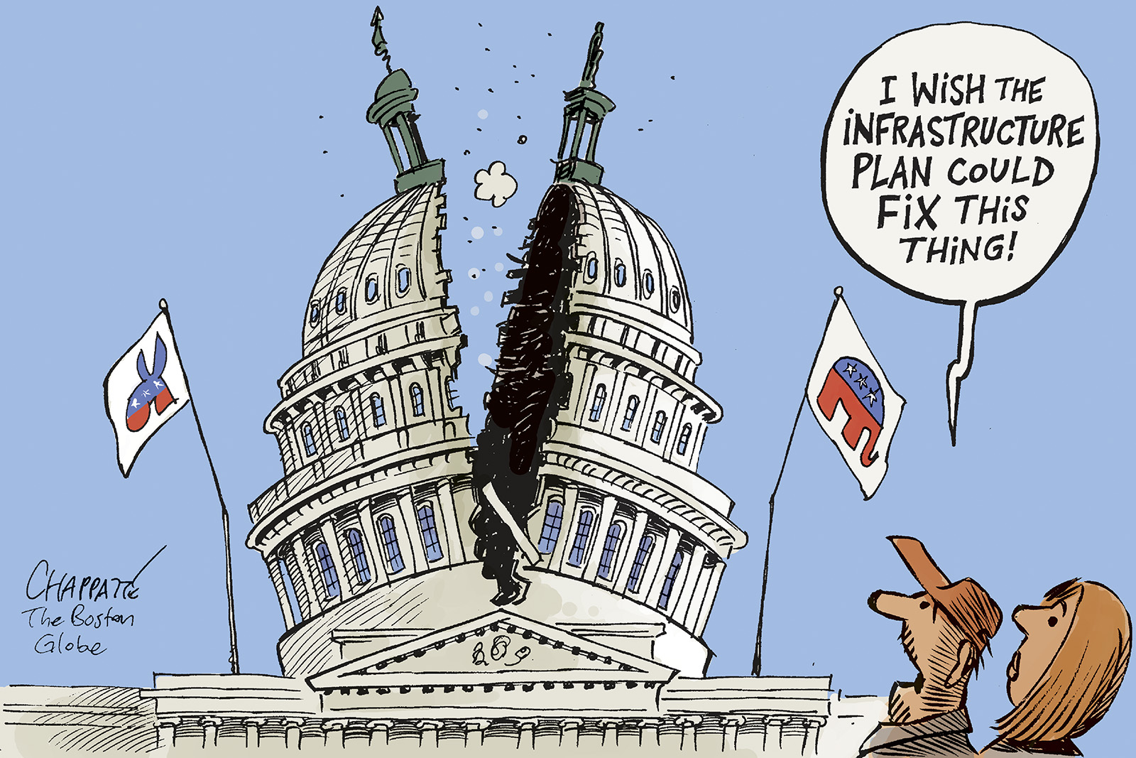 Infrastructure in need of fixing | Globecartoon - Political Cartoons ...