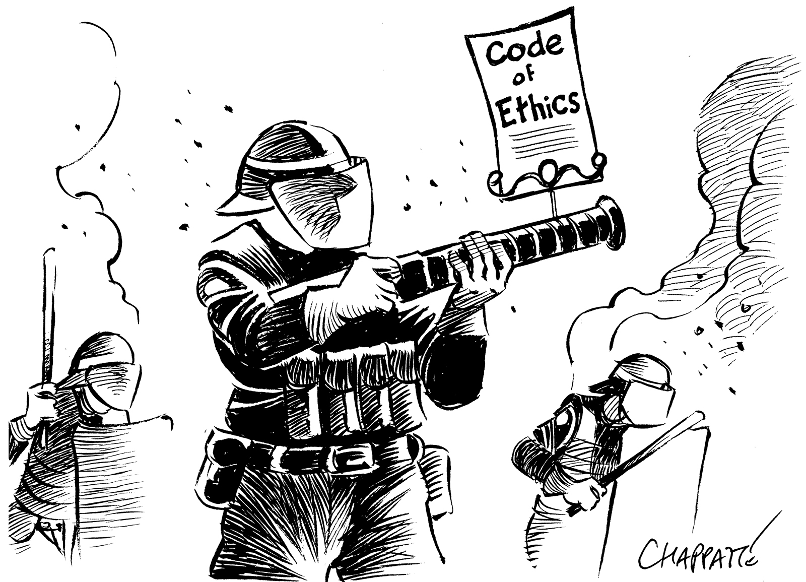 Police reform | Globecartoon - Political Cartoons - Patrick Chappatte