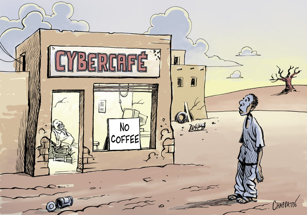 Internet! | Globecartoon - Political Cartoons - Patrick Chappatte