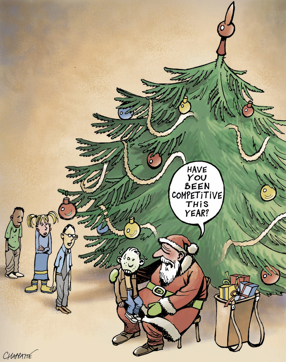 Merry Christmas! | Globecartoon - Political Cartoons - Patrick Chappatte