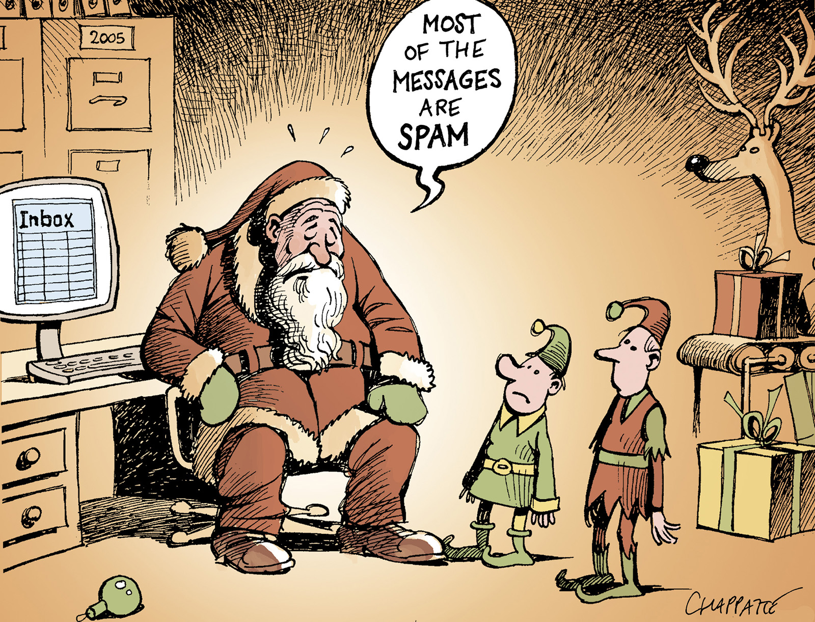 Tough to be Santa Claus | Globecartoon - Political Cartoons - Patrick ...