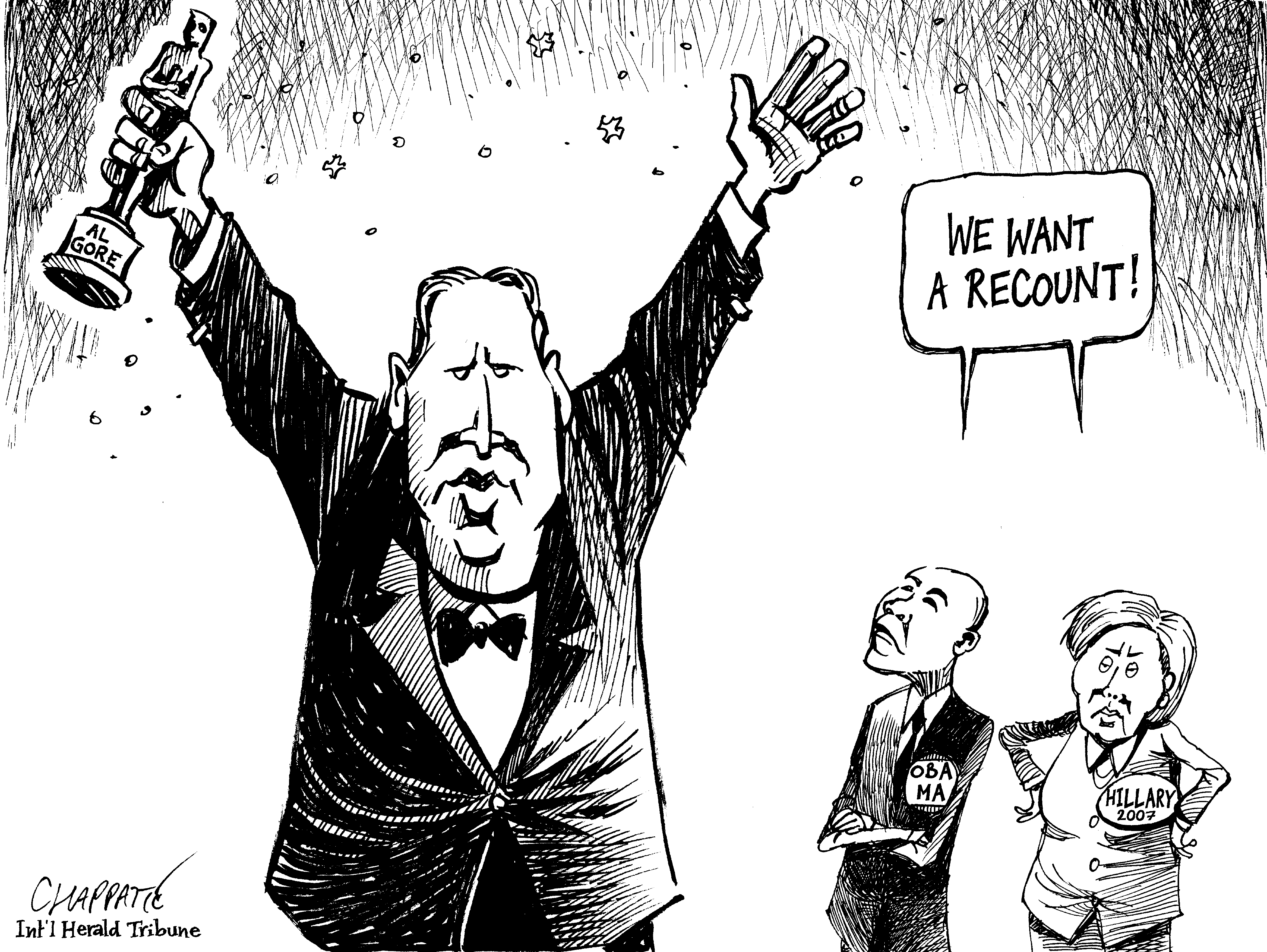 Al Gore receives an Oscar | Globecartoon - Political Cartoons - Patrick ...