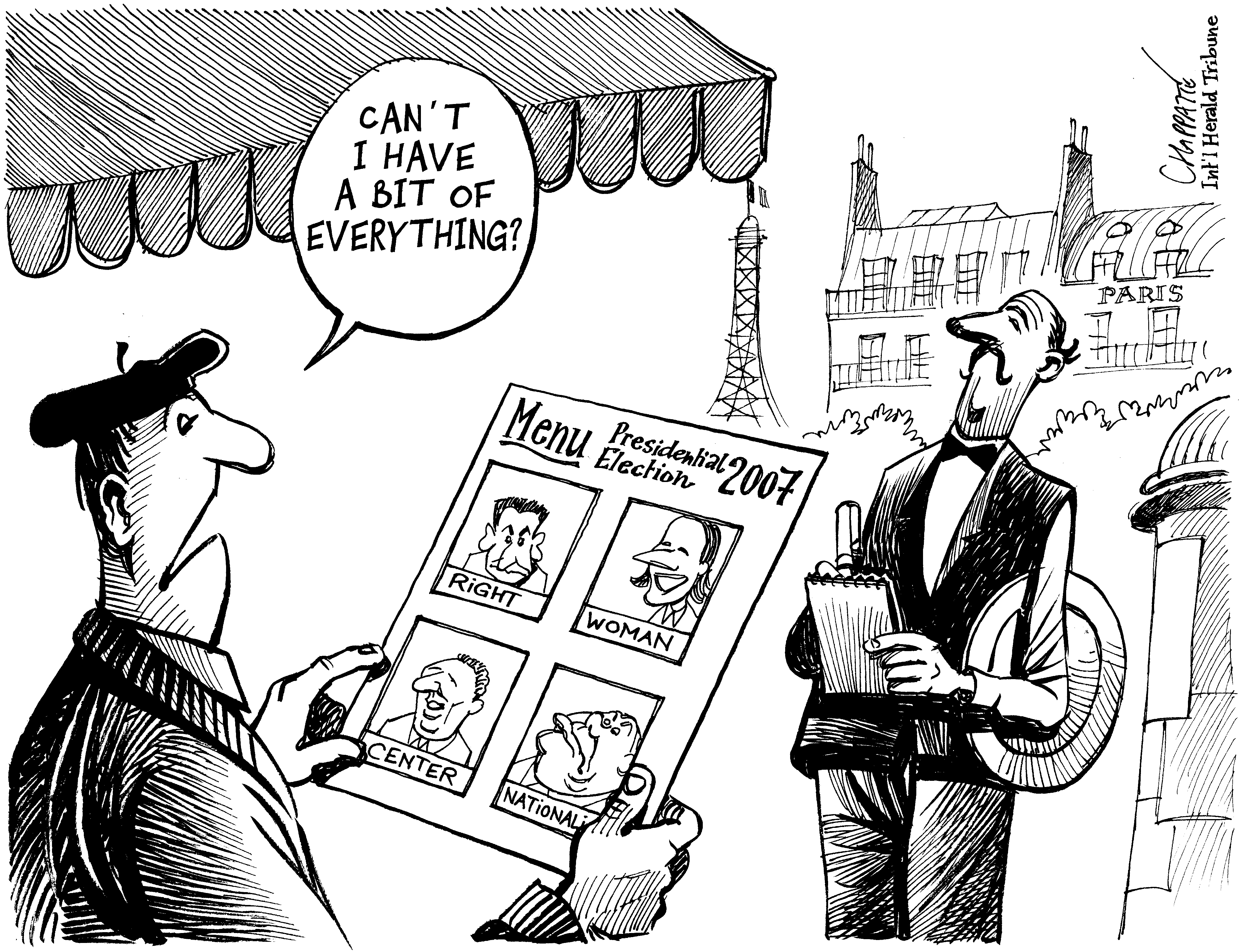 Before The French Election | Globecartoon - Political Cartoons ...