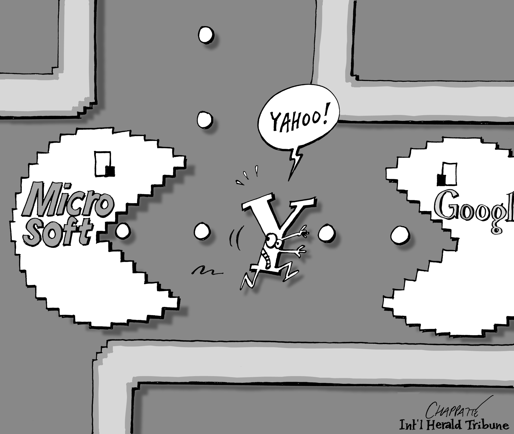 Microsoft wants to buy Yahoo! | Globecartoon - Political Cartoons ...