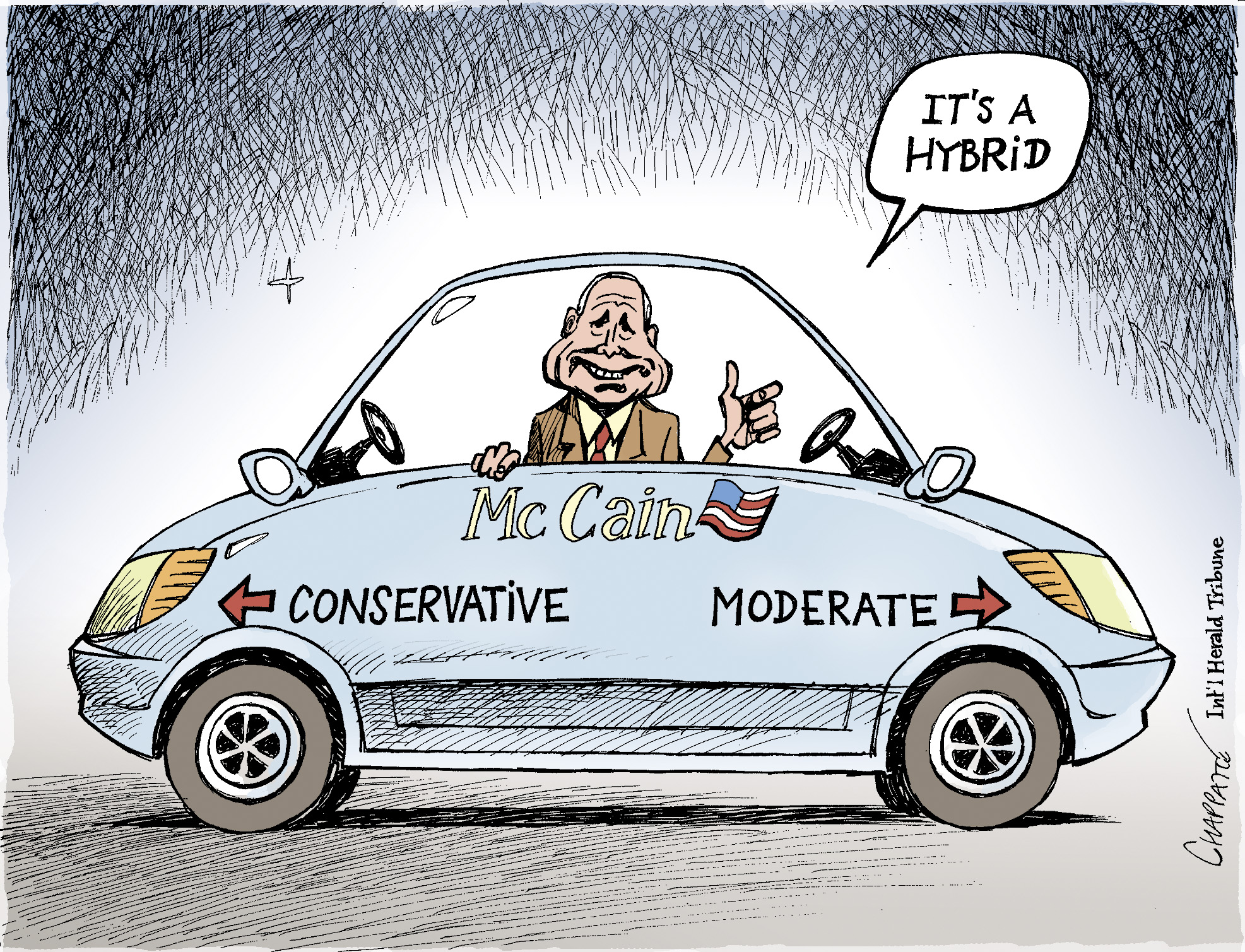 McCain 2008 | Globecartoon - Political Cartoons - Patrick Chappatte