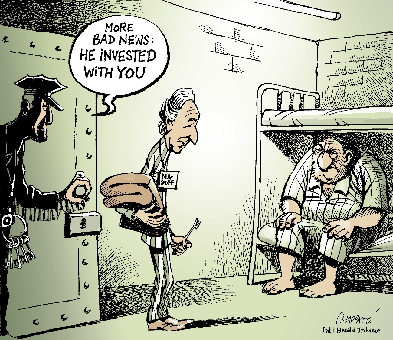 Madoff Sentenced To 150 Years | Globecartoon - Political Cartoons ...