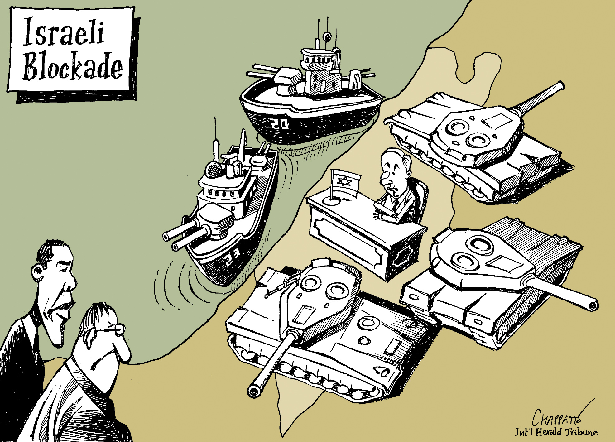 Israel and Gaza | Globecartoon - Political Cartoons - Patrick Chappatte