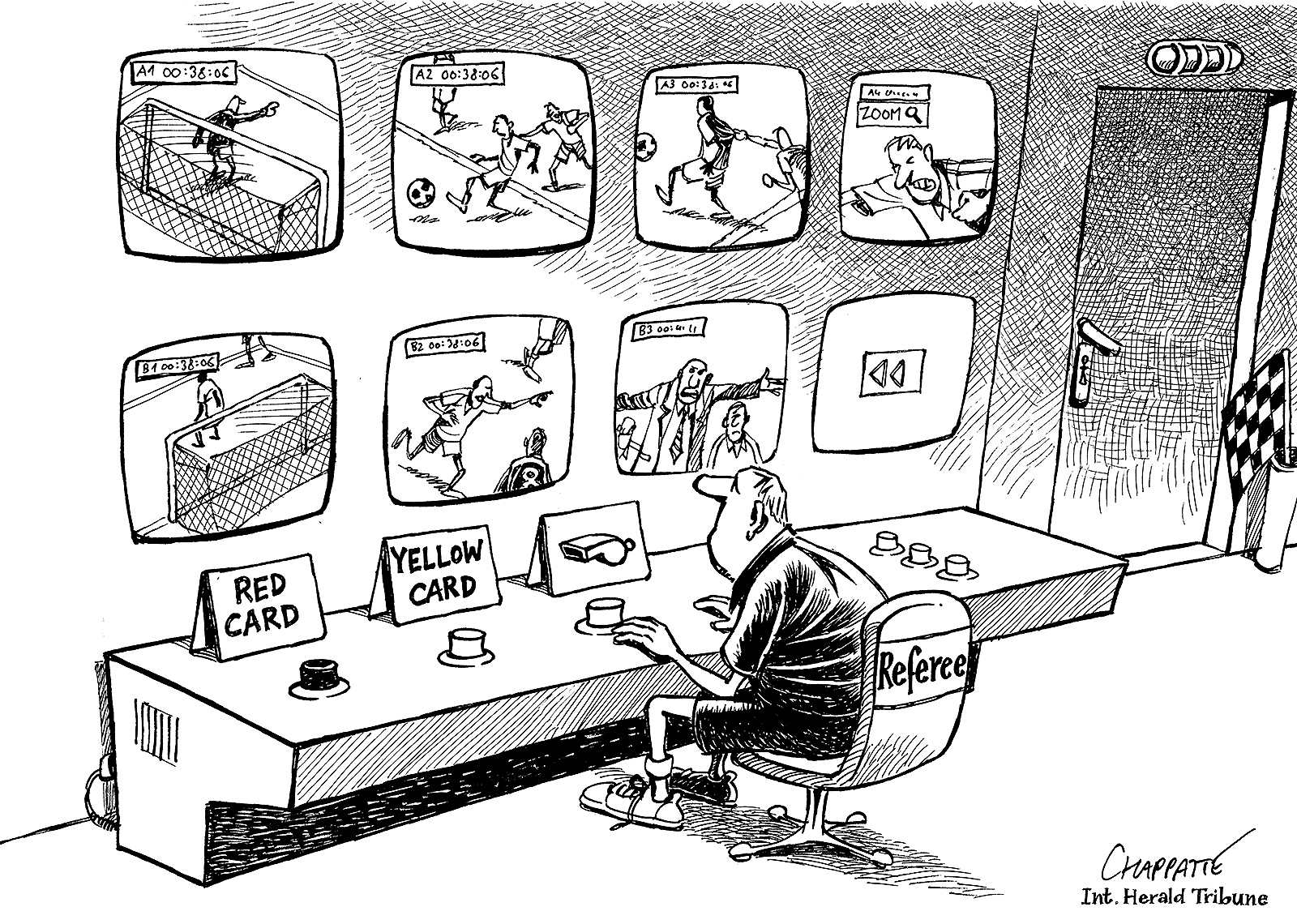 Will technology save soccer? | Globecartoon - Political Cartoons ...