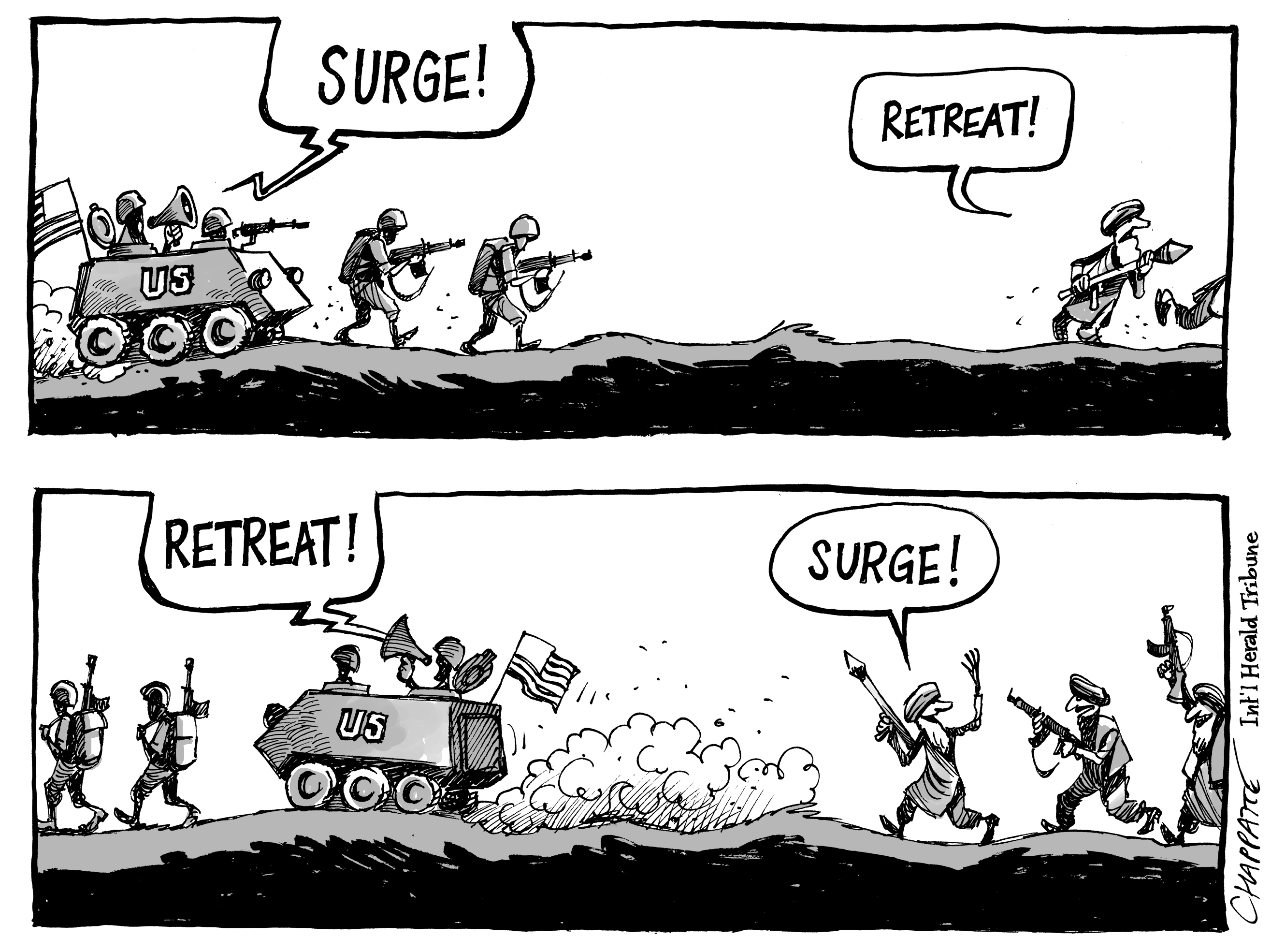 In and Out of Afghanistan | Globecartoon - Political Cartoons - Patrick ...
