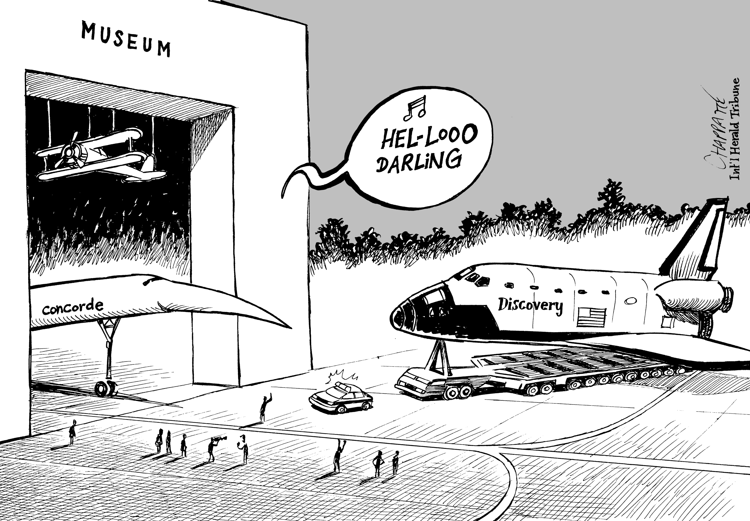Space Shuttle Discovery Retires | Globecartoon - Political Cartoons ...