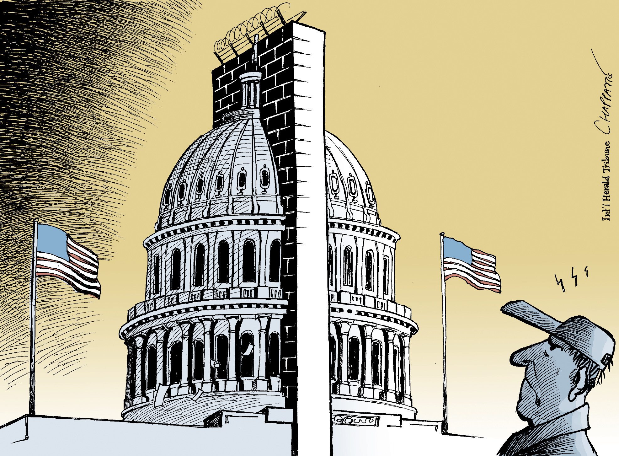 Divided U.S. Congress | Globecartoon - Political Cartoons - Patrick ...