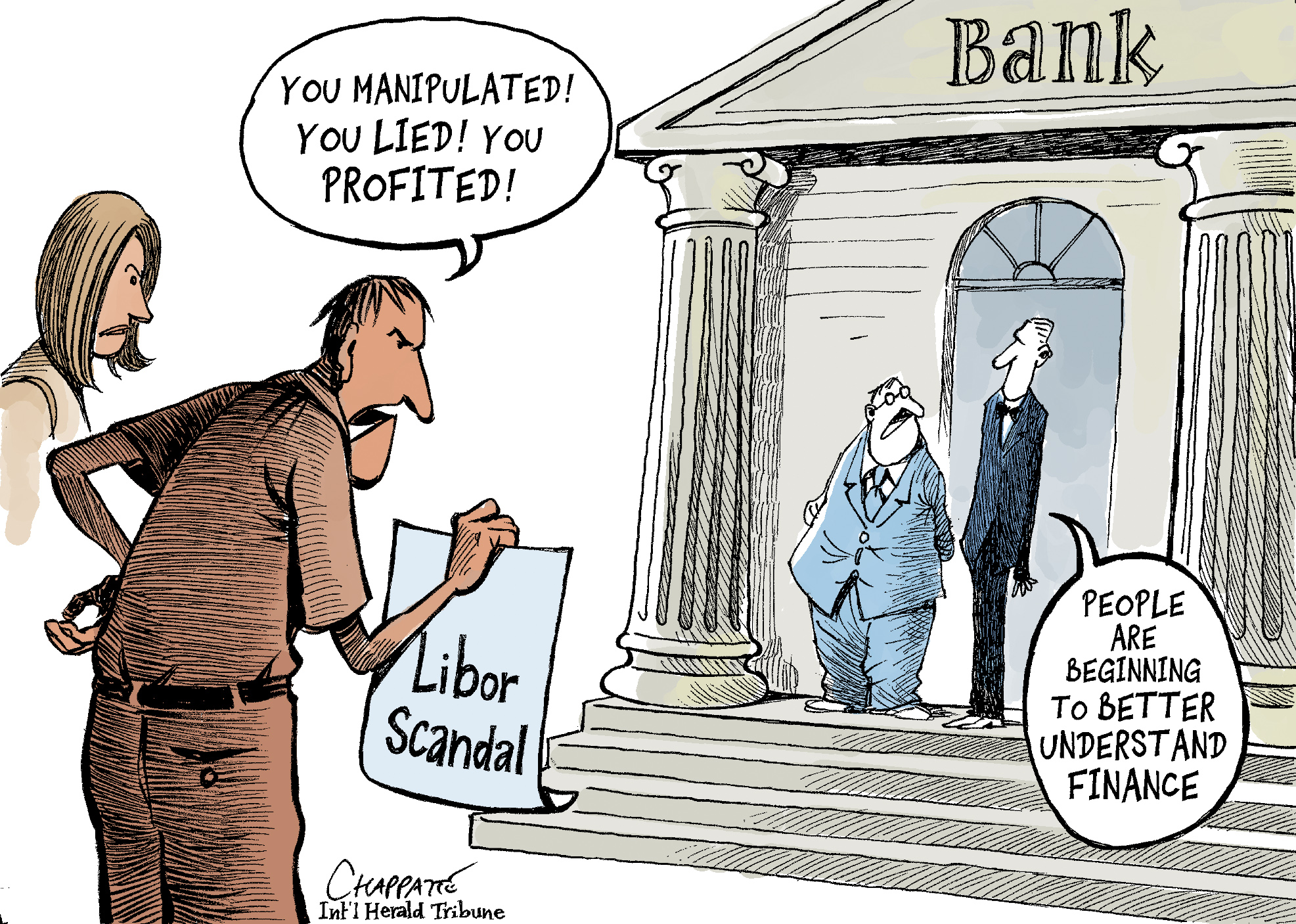 Libor Index Scandal | Globecartoon - Political Cartoons - Patrick Chappatte