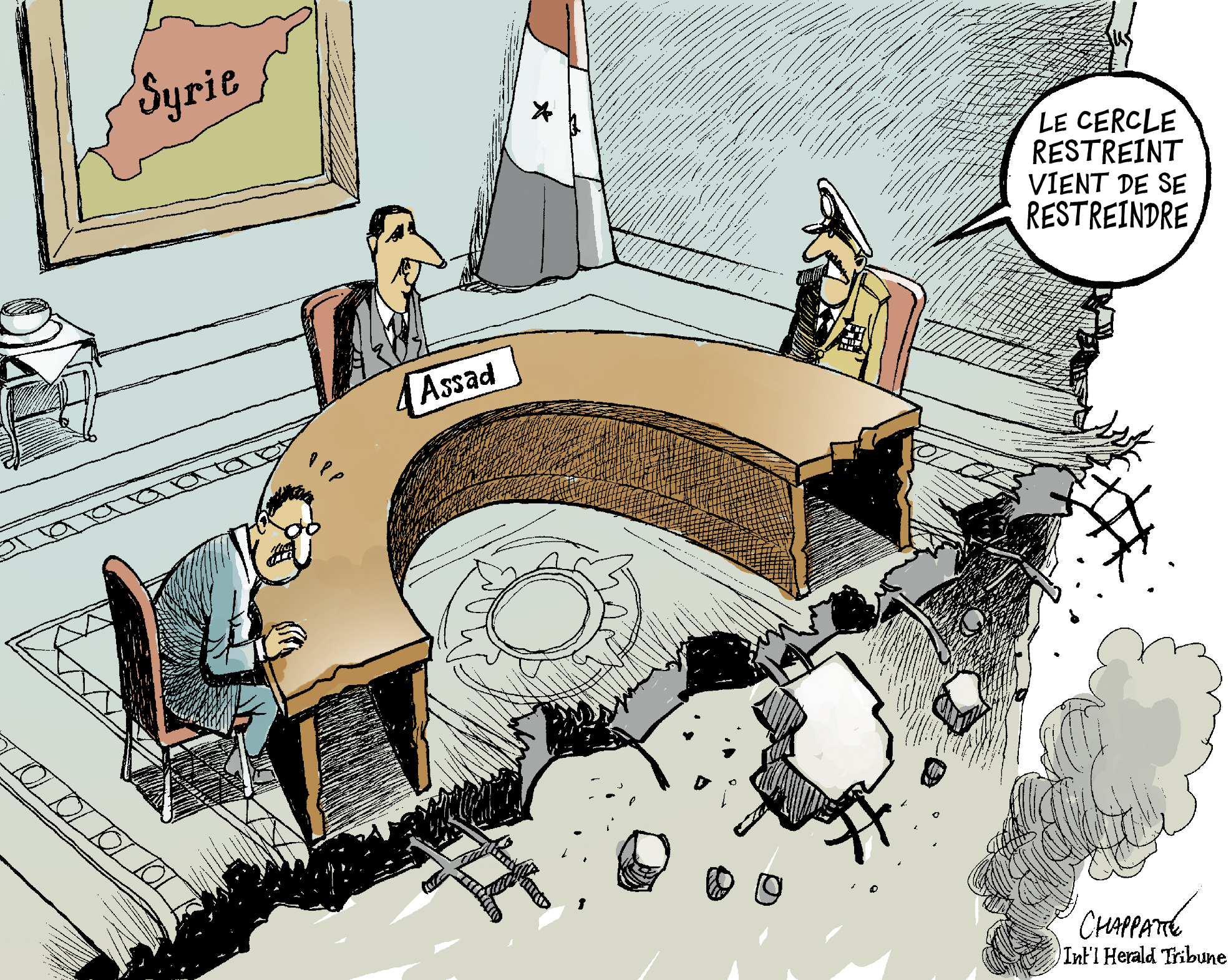 Le clan Assad meurtri | Globecartoon - Political Cartoons - Patrick ...