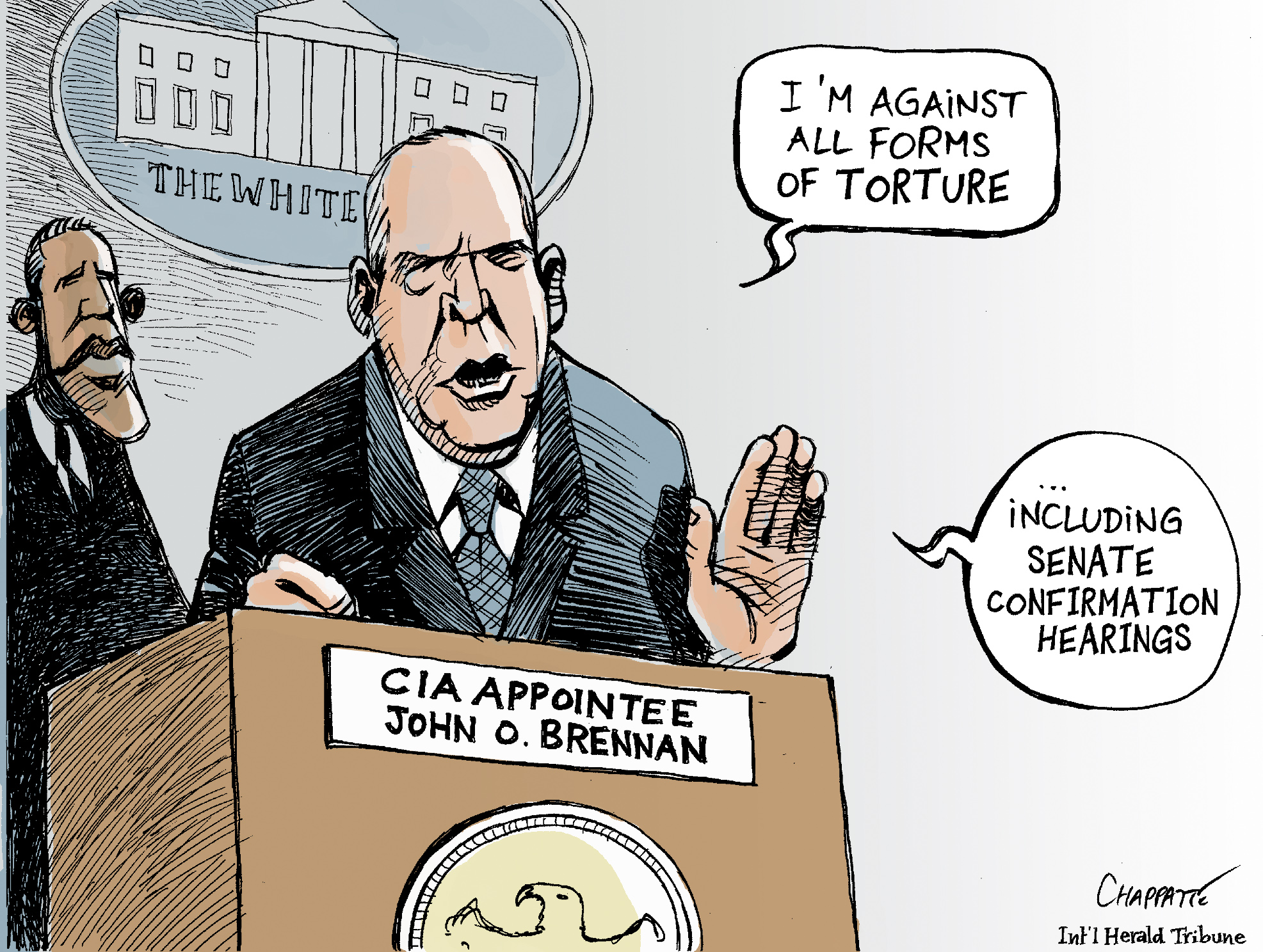 Obama appoints controversial CIA head | Globecartoon - Political ...