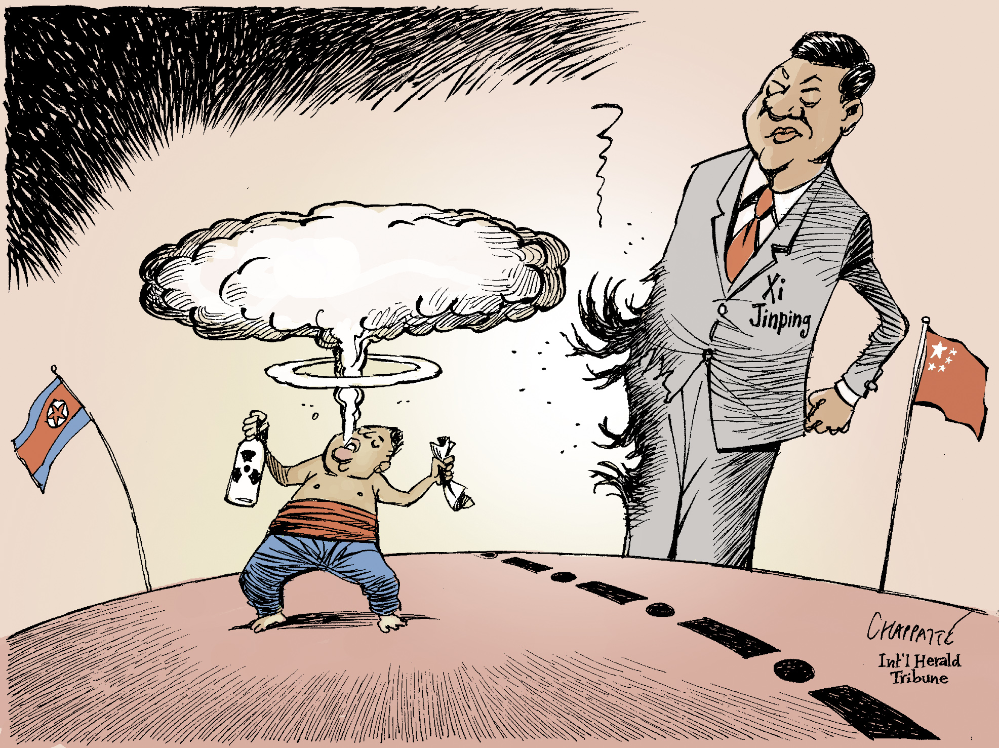 North Korea and China | Globecartoon - Political Cartoons - Patrick ...