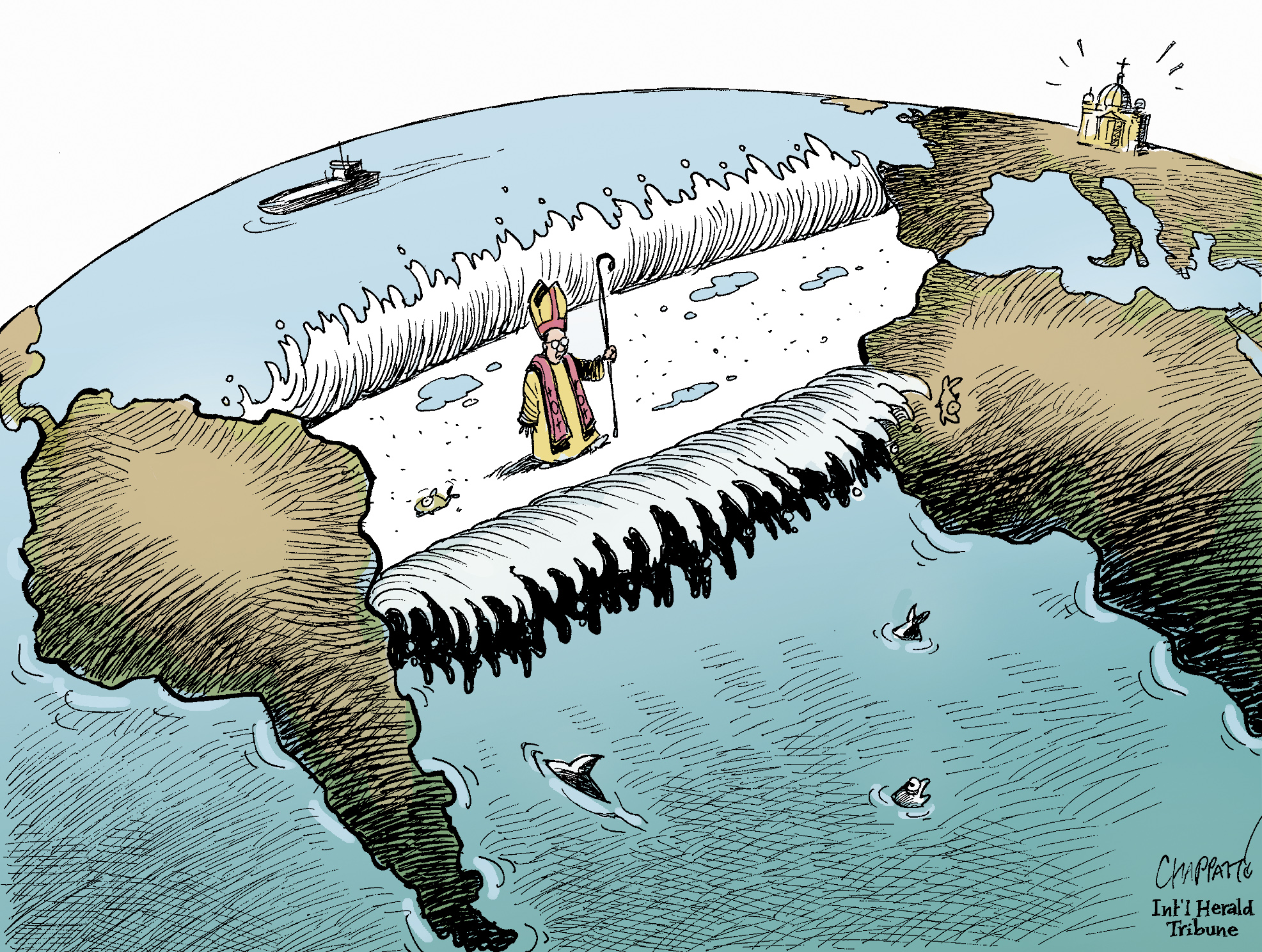 A pope from South America | Globecartoon - Political Cartoons - Patrick ...