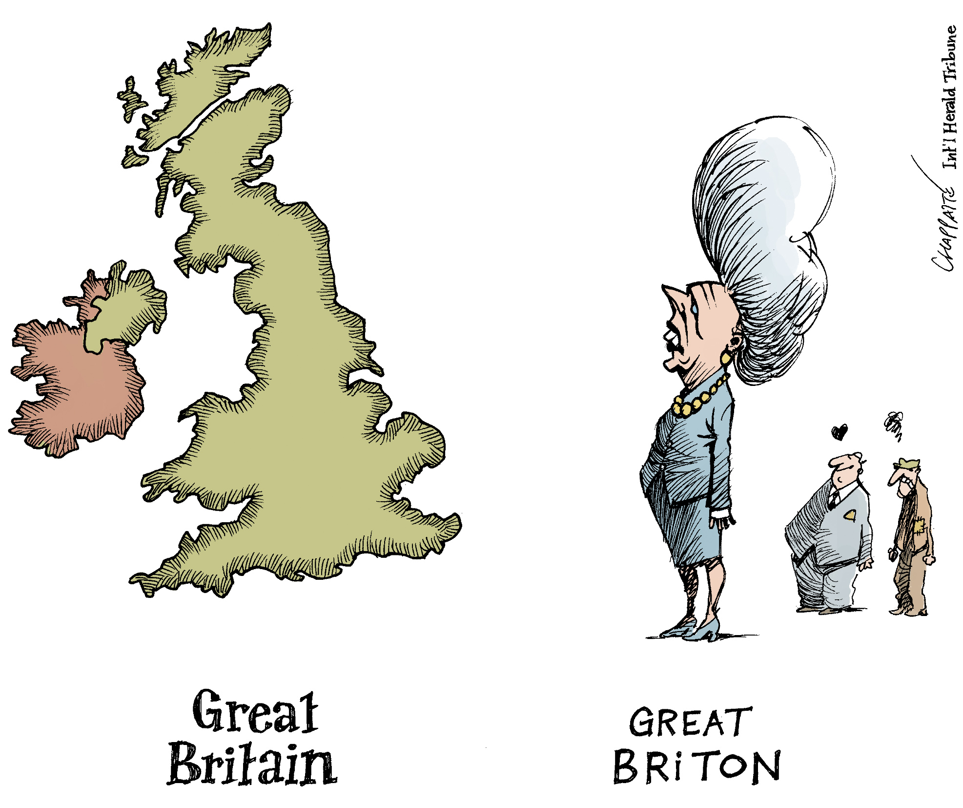 Margaret Thatcher | Globecartoon - Political Cartoons - Patrick Chappatte
