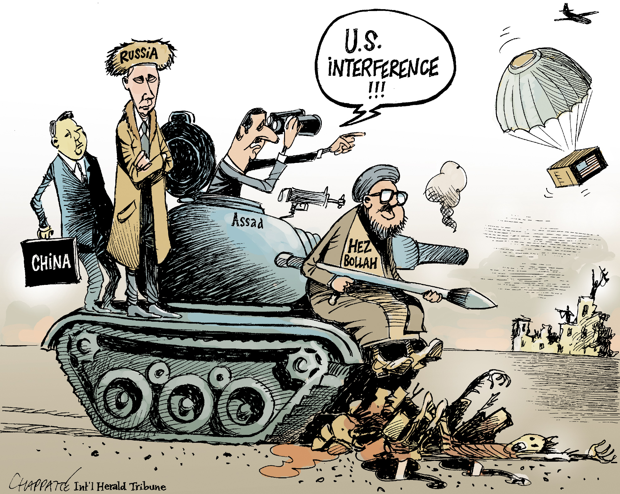 U.S. to help Syria opposition | Globecartoon - Political Cartoons ...